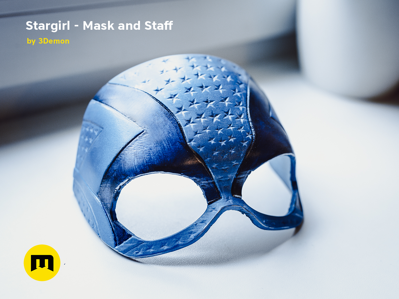 3D file Stargirl - Mask 🦸 ・3D printable model to download・Cults