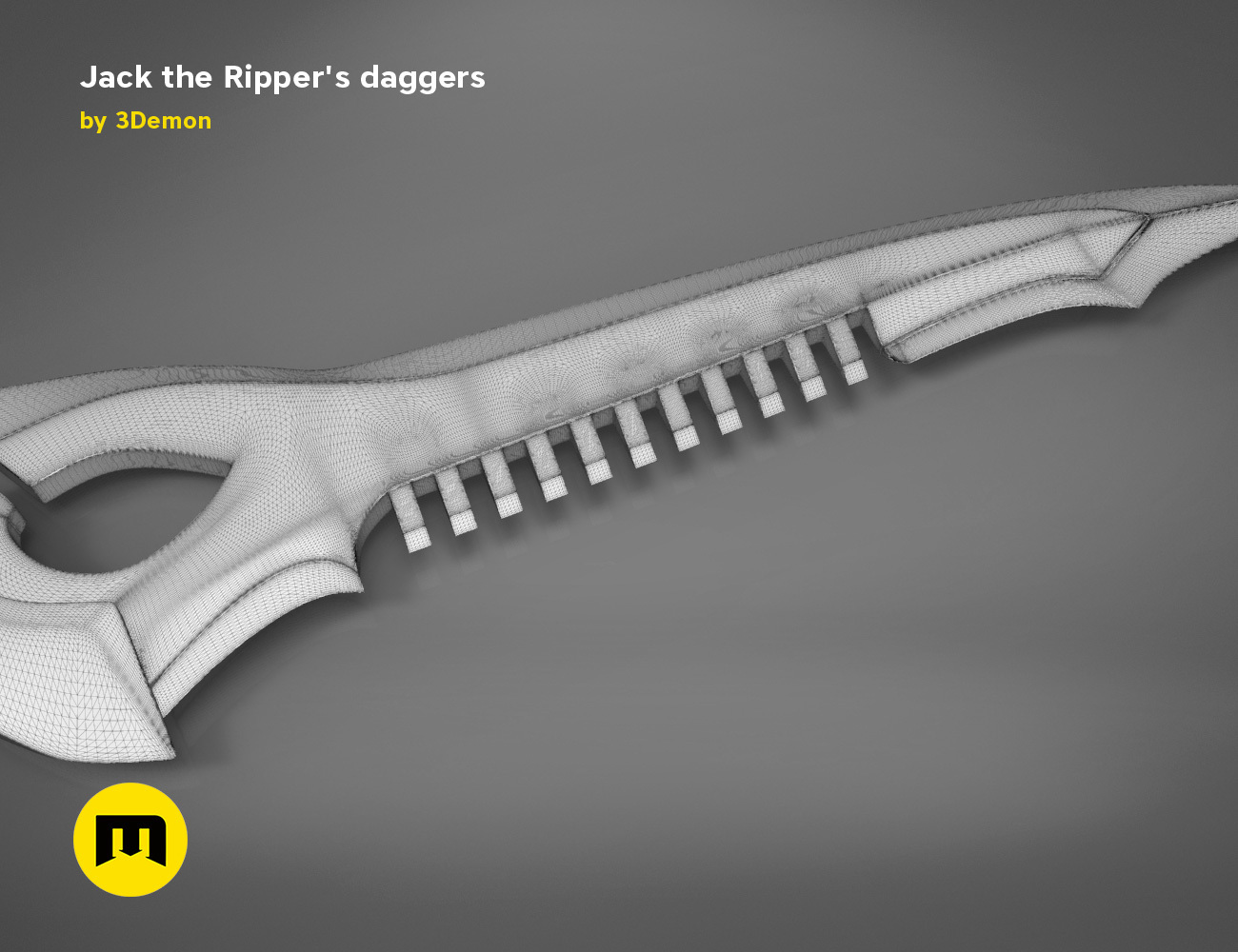 🗡️ JACK THE RIPPER DAGGERS・ 3D File for ・Cults