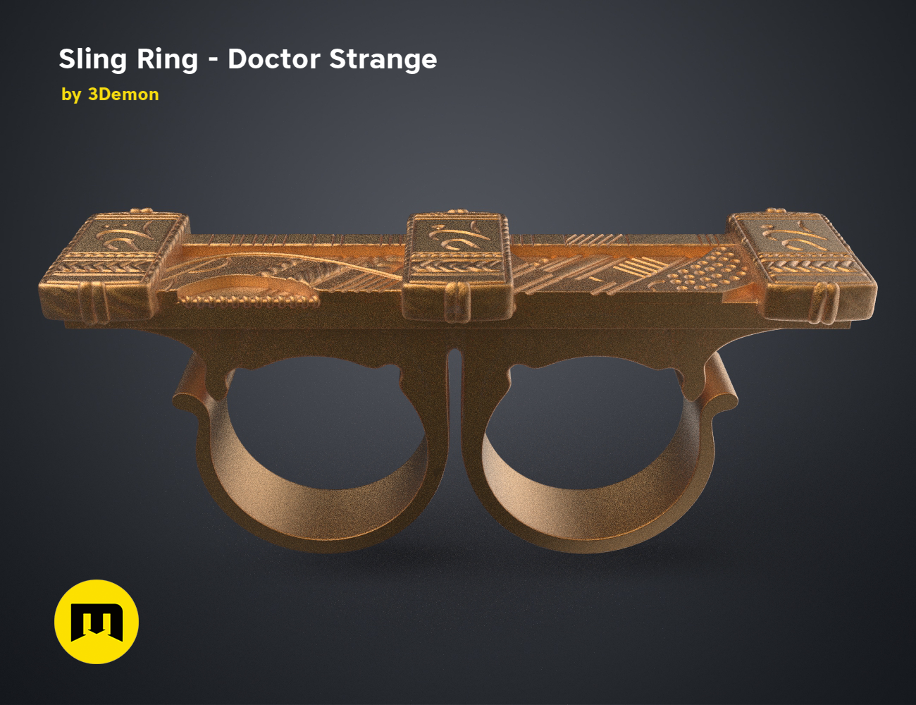 💍 Sling Ring - Doctor Strange・ 3D File for ・Cults