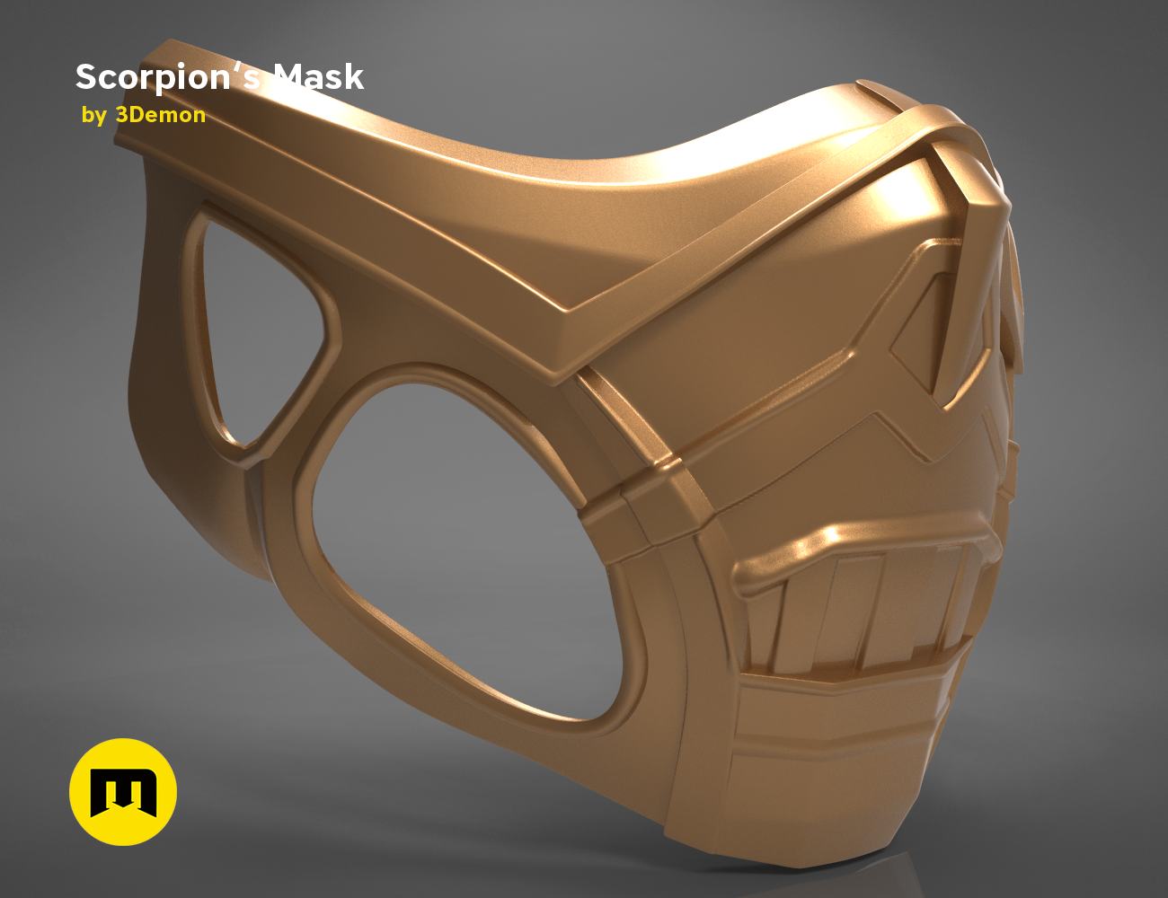 😷 Scorpion's Mask・ 3D File for ・Cults
