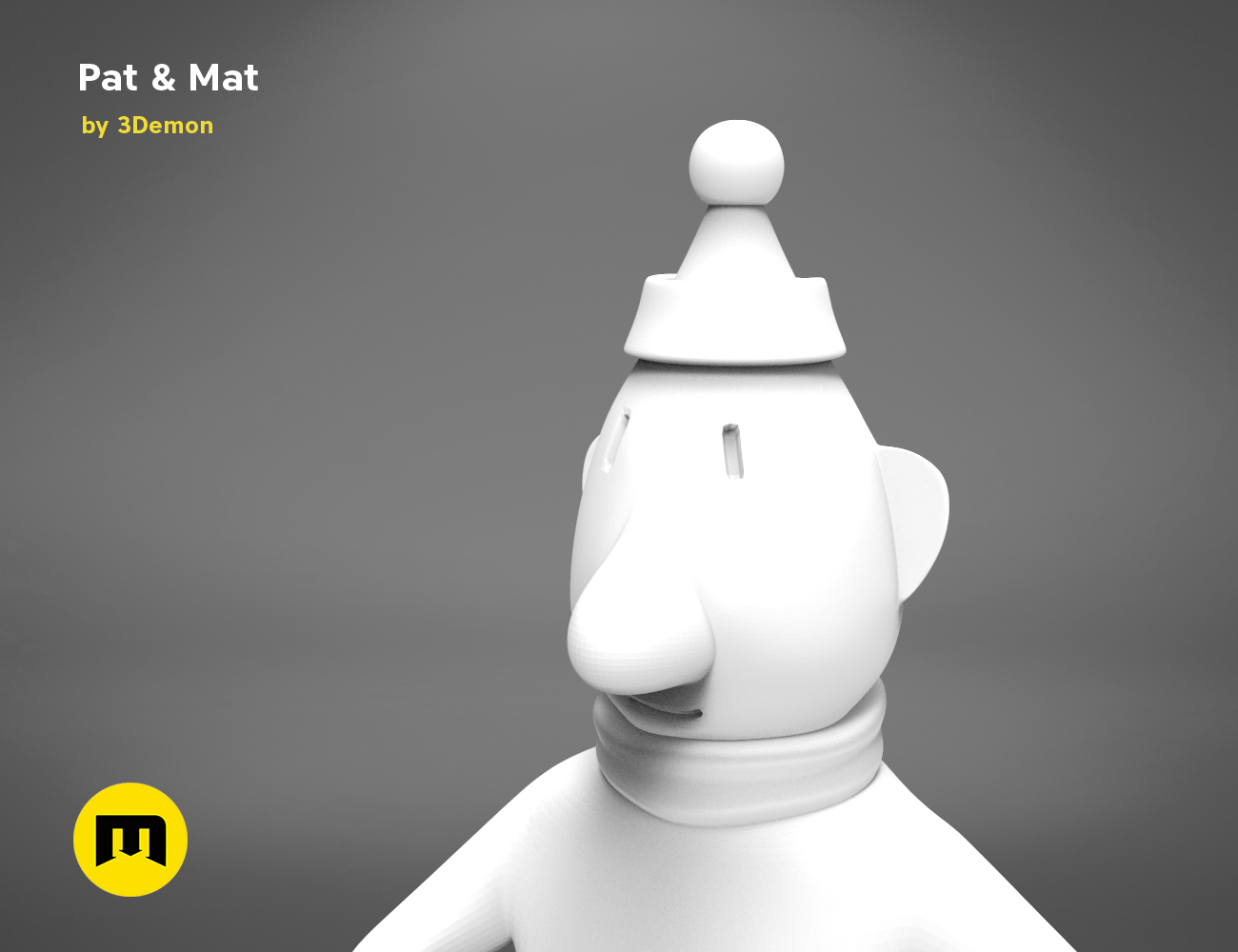 📽️ Pat & Mat Figures・ STL File for ・Cults