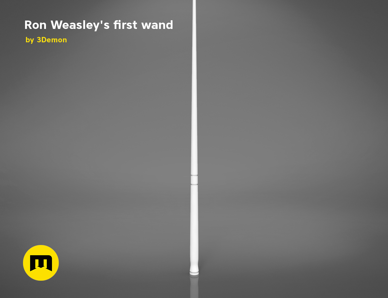 🪄 Ron Weasley’s first Wand・ 3D File for ・Cults
