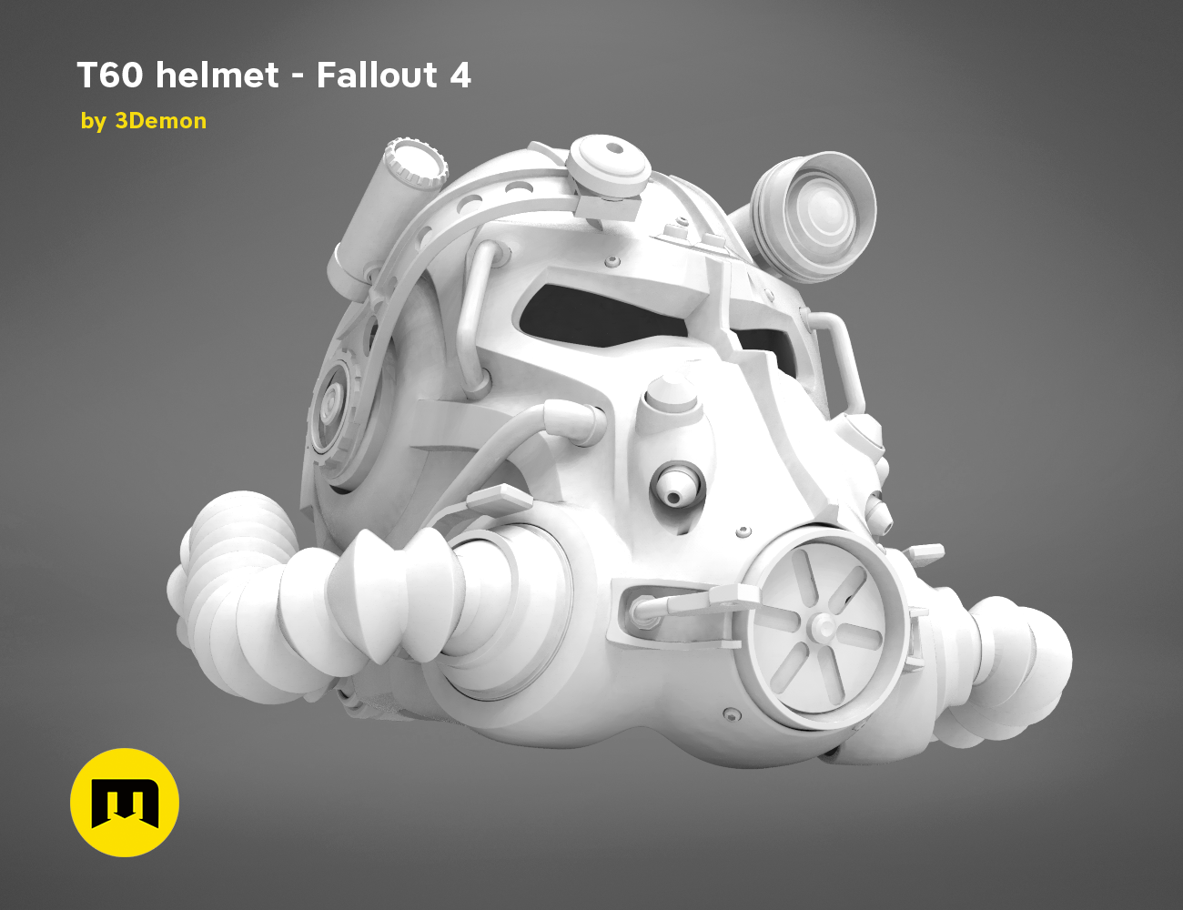 OBJ file T60 helmet - Fallout 4 🪖 ・3D printer design to download・Cults