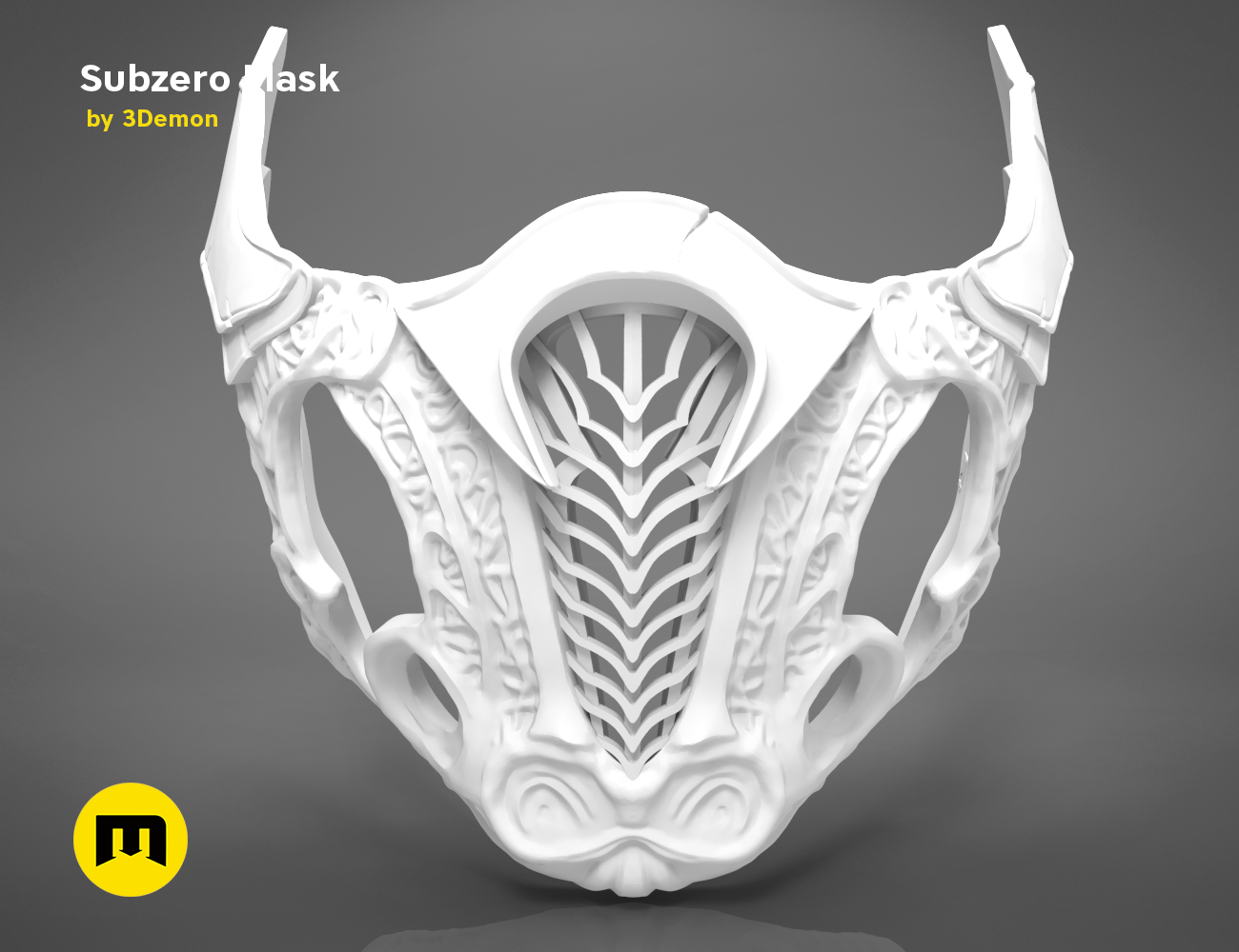 🕹 Sub-Zero's Mask・Archivo 3D para ・Cults