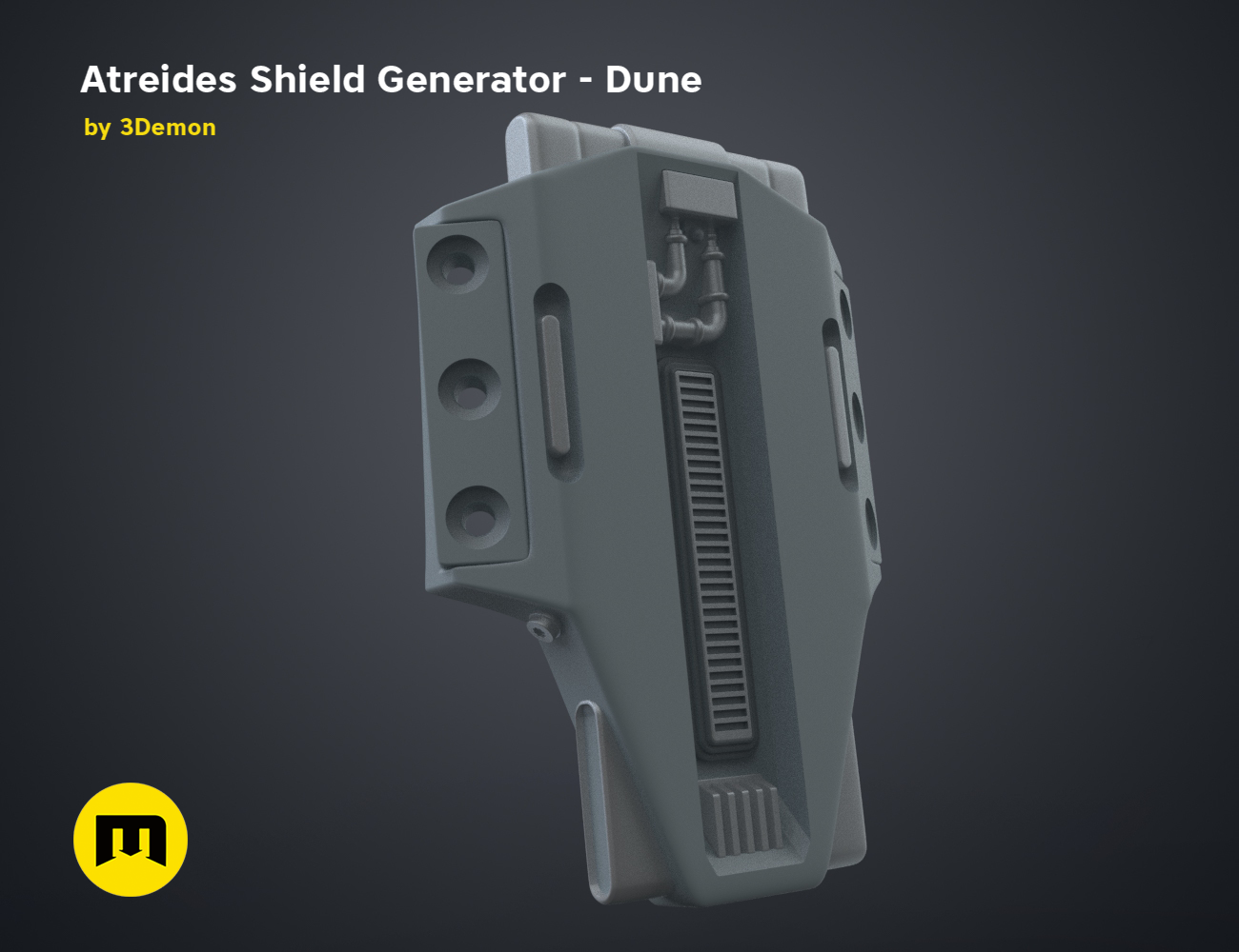 🛡️ Atreides Shield Generator - Dune・Free 3D File for ・Cults