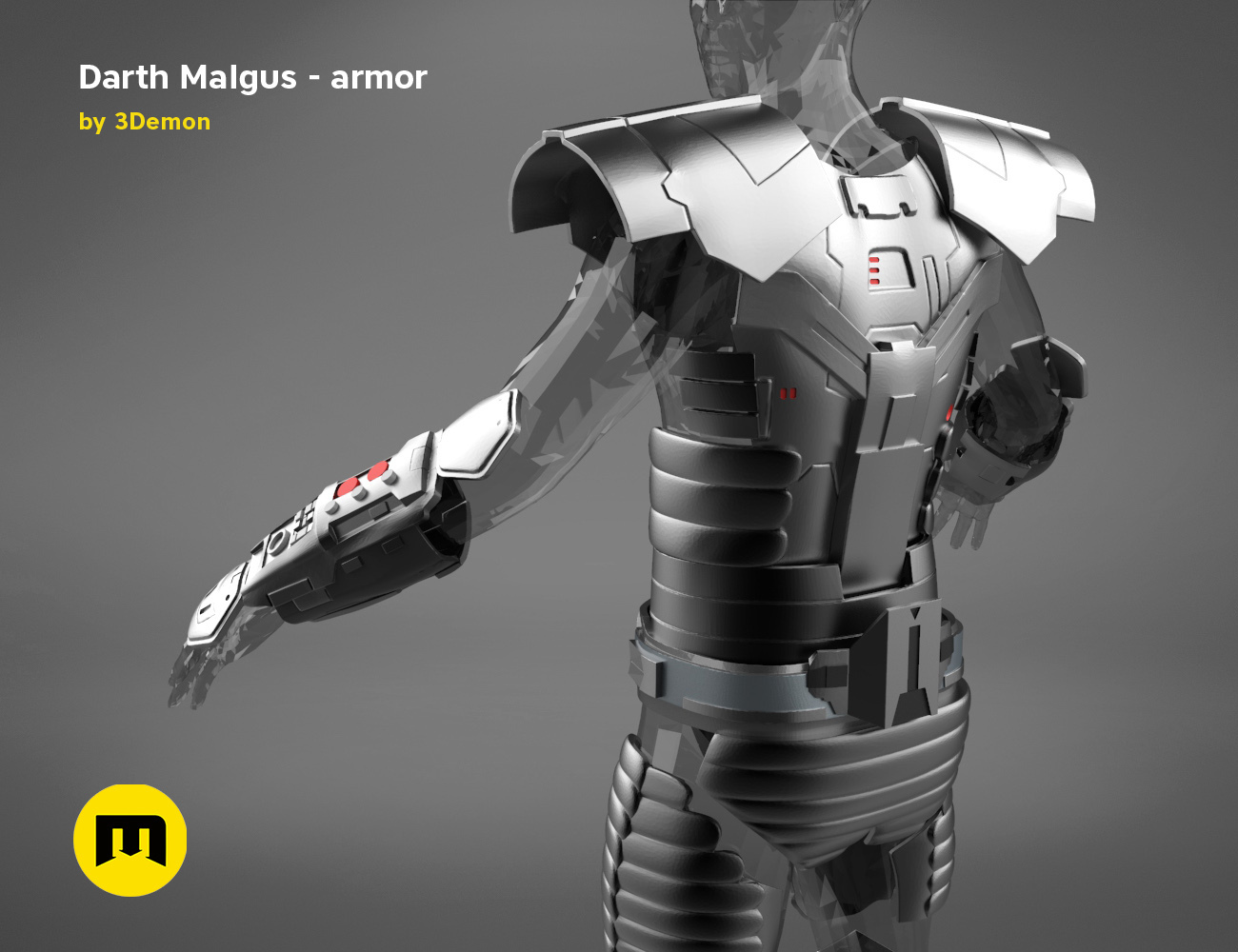 3D file Darth Malgus’s full size armor 🎬・3D printing idea to download・Cults