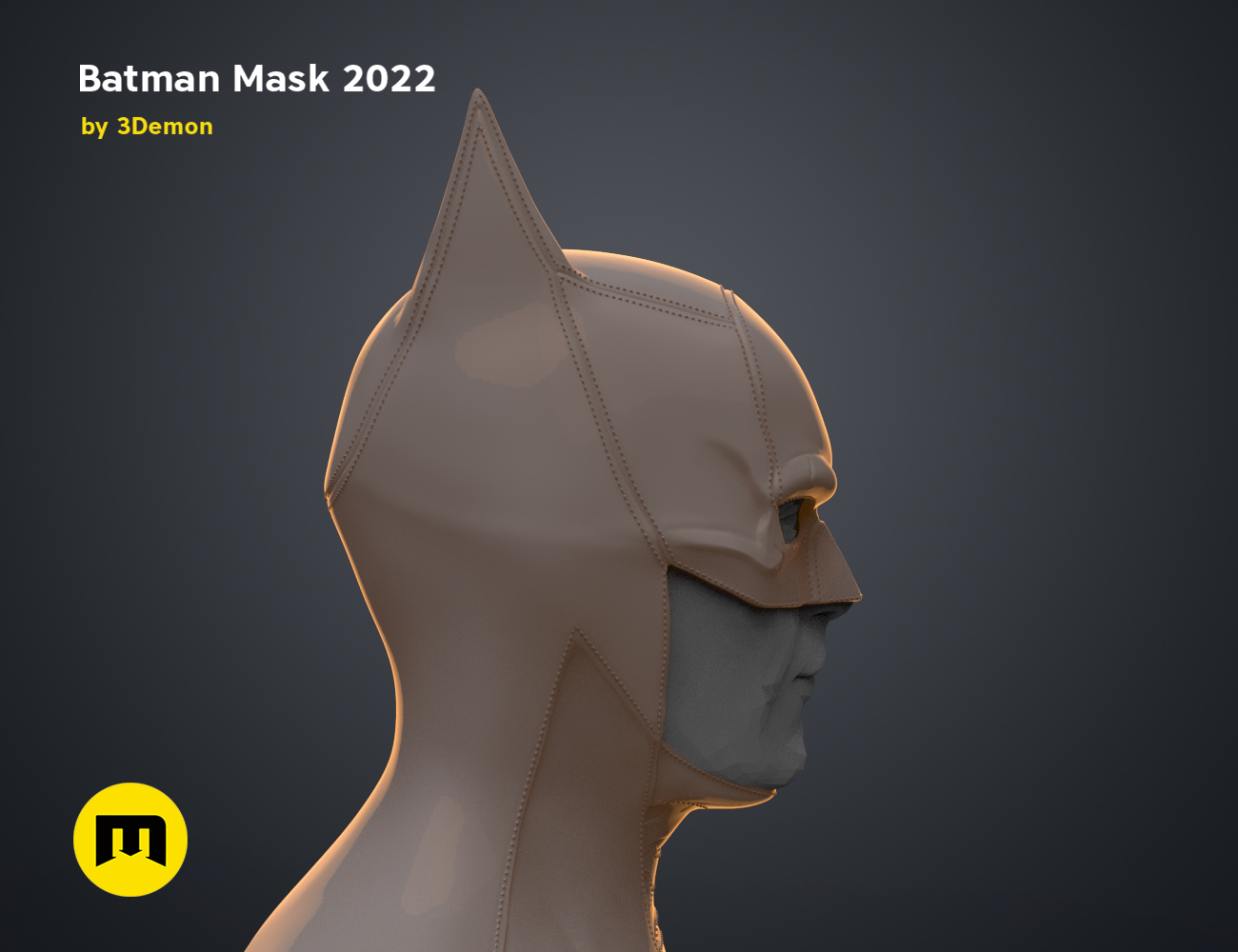 🎬 Batman Mask – The Batman・ 3D File for ・Cults
