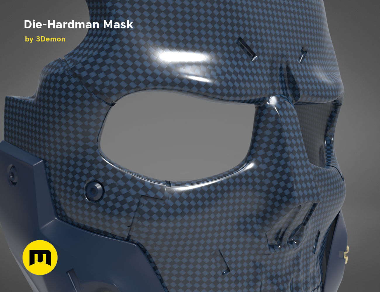 🎮 Die-Hardman mask from Death Stranding・ 3D File for 3D printing・Cults