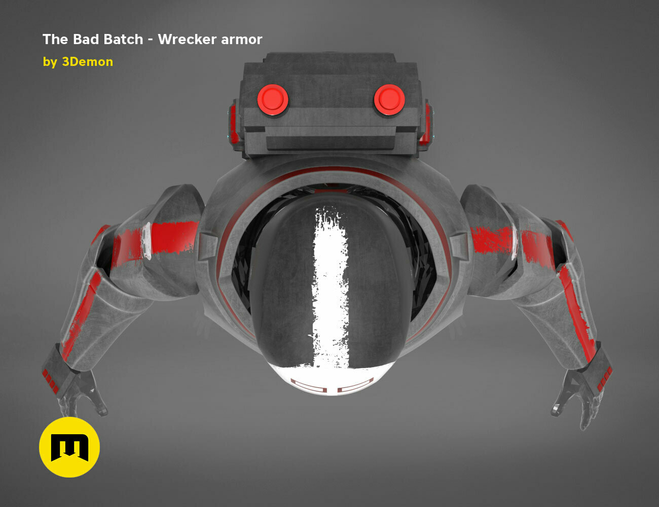 🎬 The Bad Batch Wrecker armor・ 3D File for ・Cults