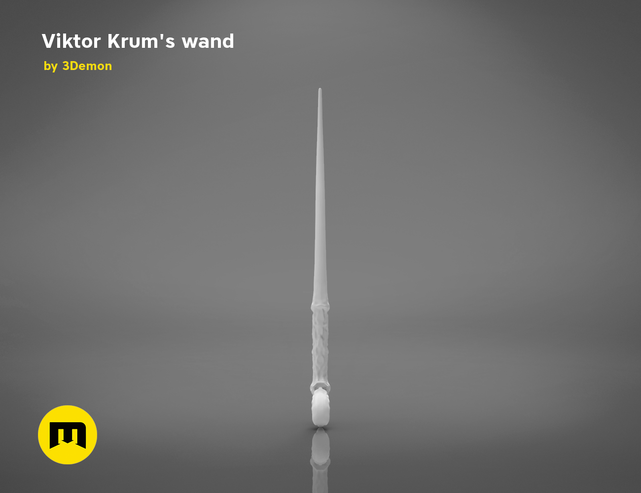 Archivo 3D Varita de Viktor Krum 🎩 ・Objeto imprimible en 3D para ...