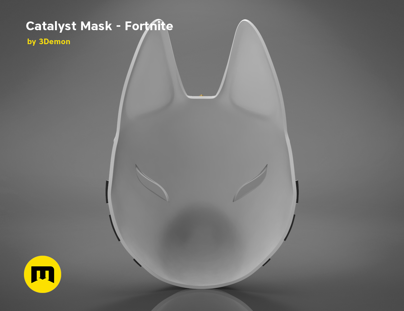 3D file Fortnite Catalyst Mask 🐱 ・3D print model to download・Cults