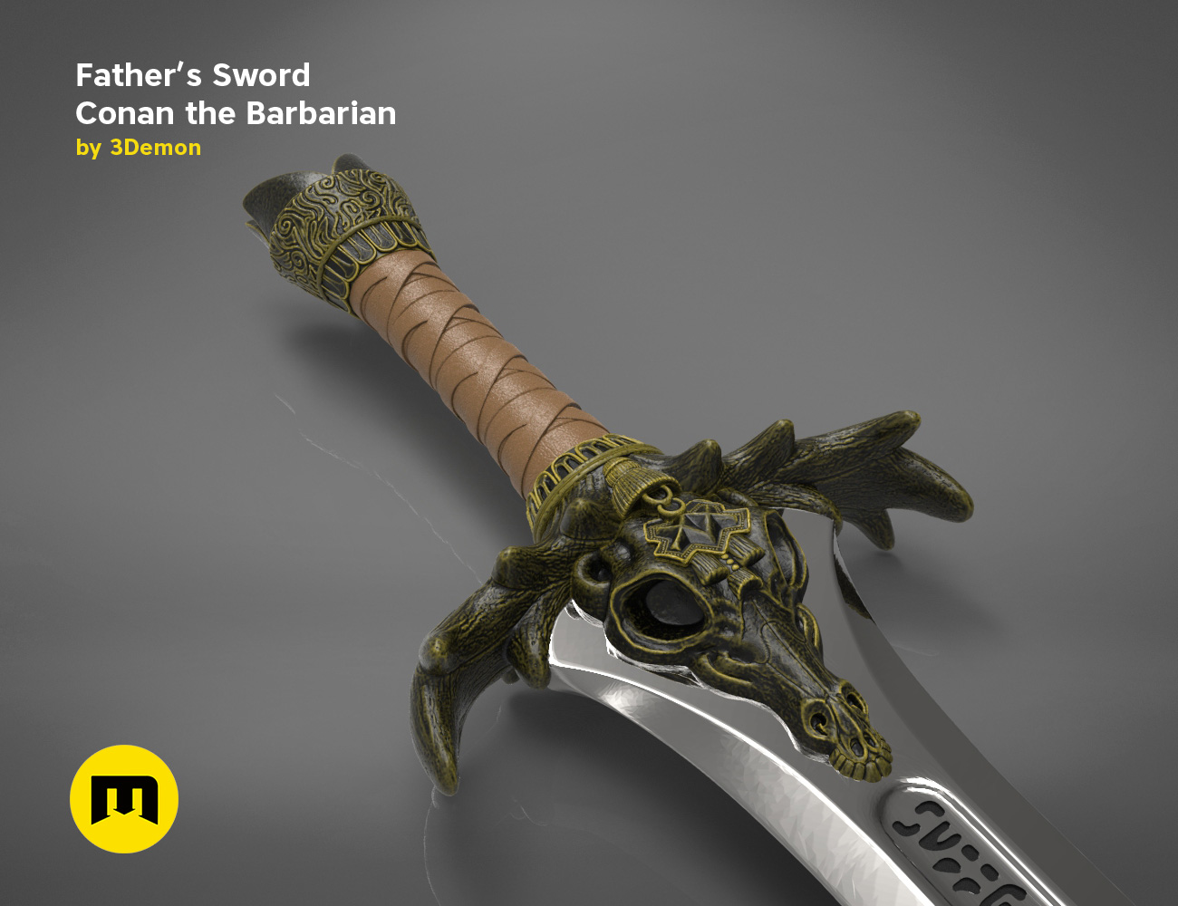 🗡️ Father’s Sword - Conan the Barbarian・ 3D File for 3D printing・Cults