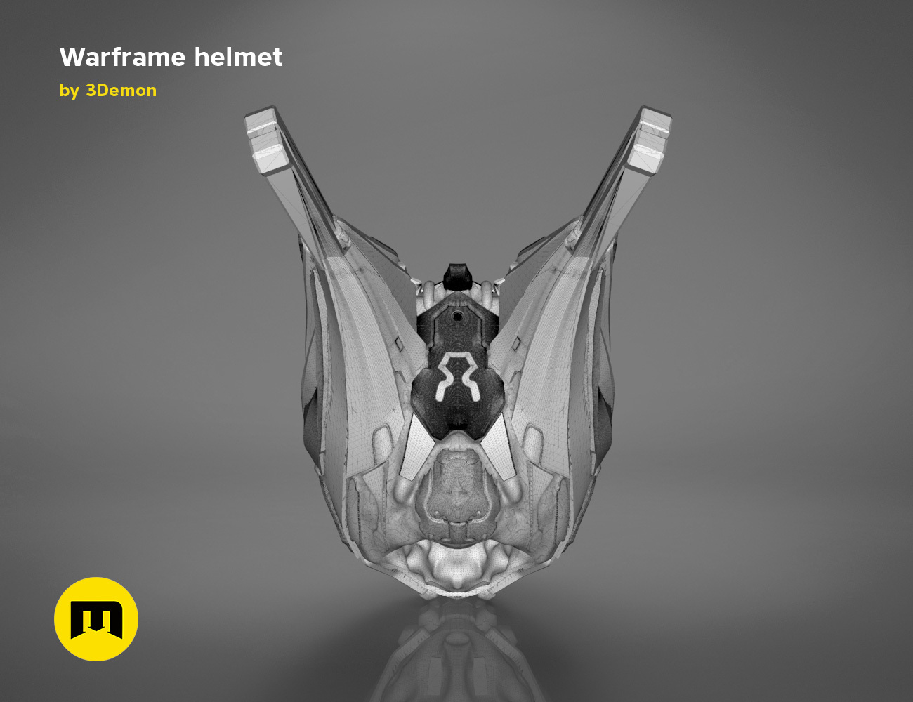 3D file Warframe helmet 🪖 ・Model to download and 3D print・Cults