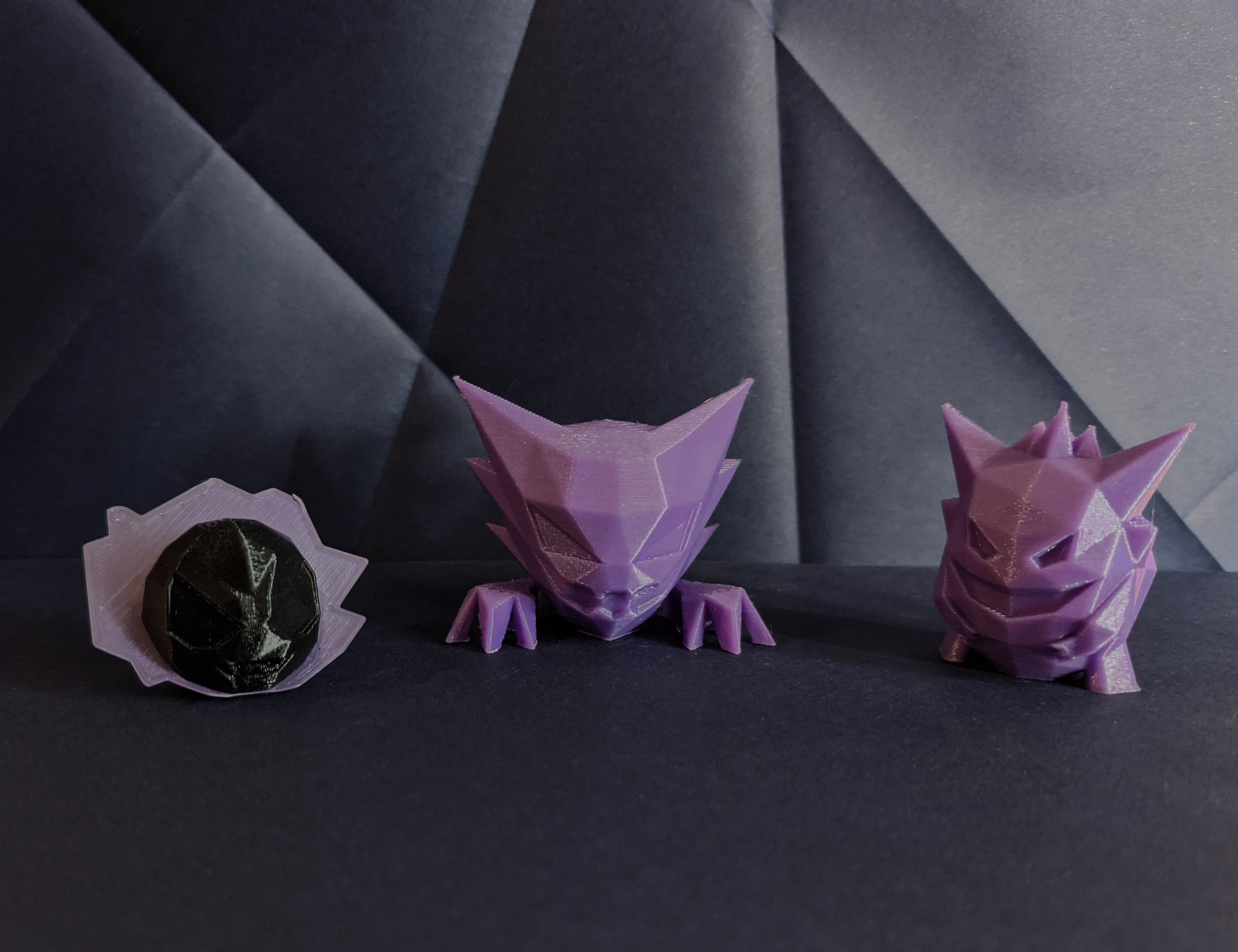 🐉 Haunter Low Poly Pokemon・ STL File for 3D printing・Cults