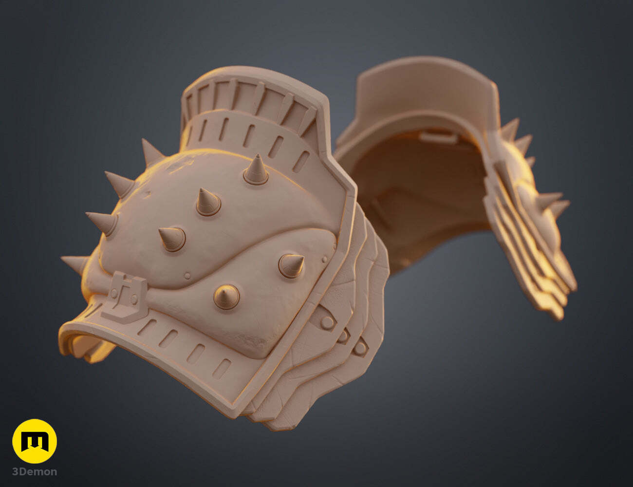 🎮 Doom The Dark Ages Shoulder Armor・ 3D File for 3D printing・Cults