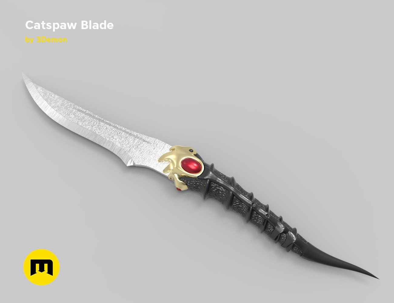 OBJ file Catspaw Blade 🔫 ・3D print object to download・Cults