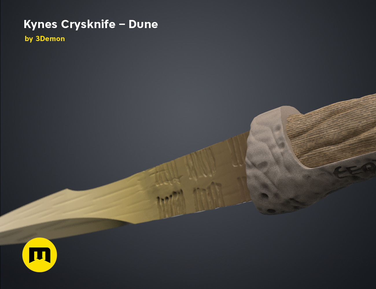 🔪 Kynes Crysknife - Dune・ 3D File for ・Cults