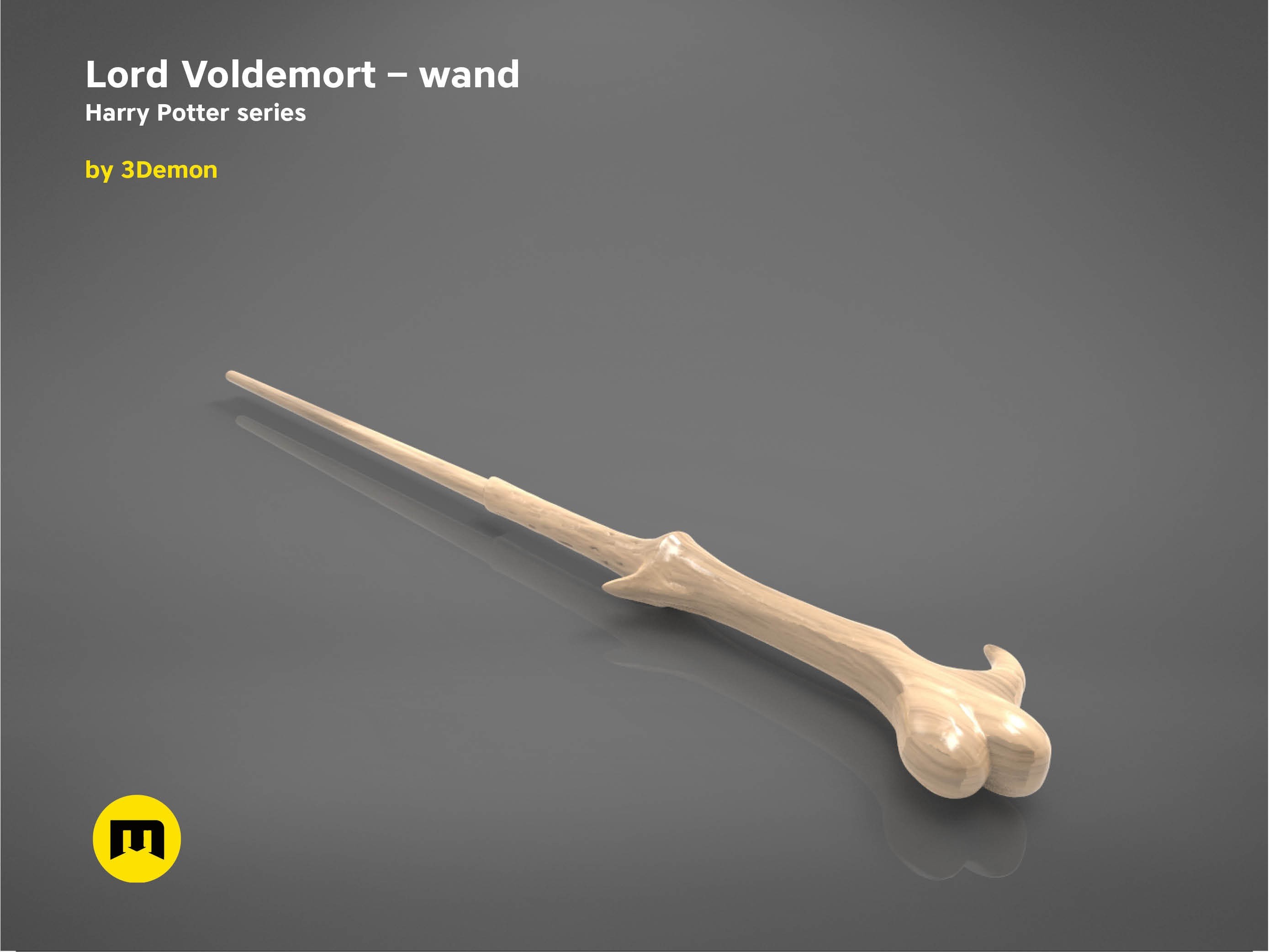 👽 Voldemort wand - Harry Potter films 3D print model・ 3D File for ・Cults