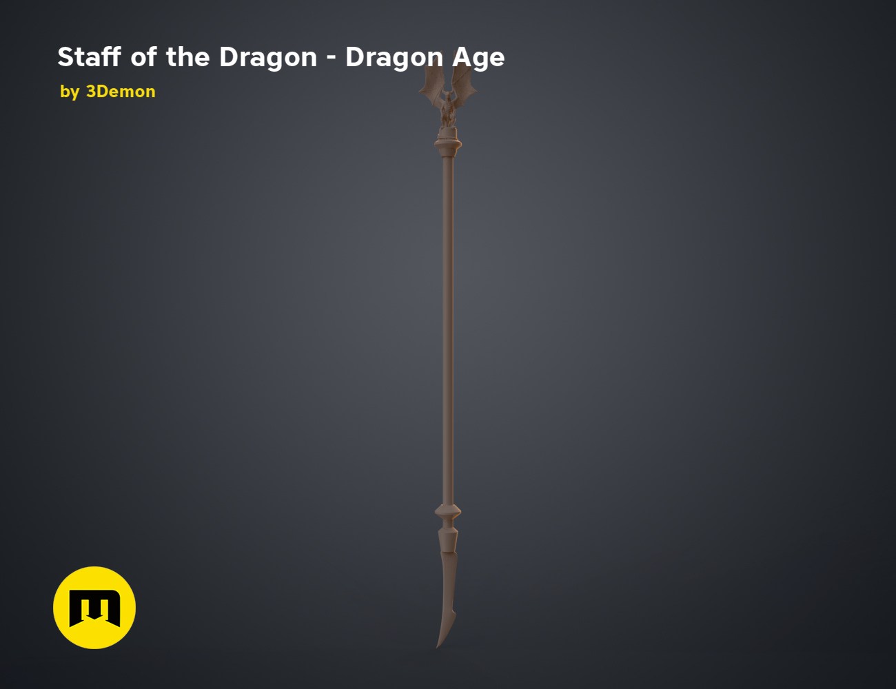 3D file Staff of the Dragon – Dragon Age 🐉 ・3D print design to download ...