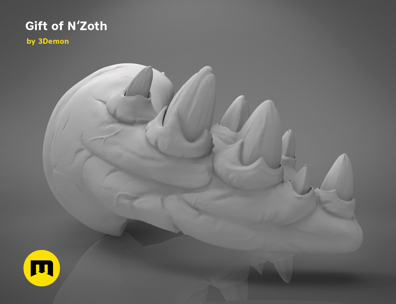 OBJ file Gift of N'Zoth - World of Warcraft 🎁・Design to download and 3D ...