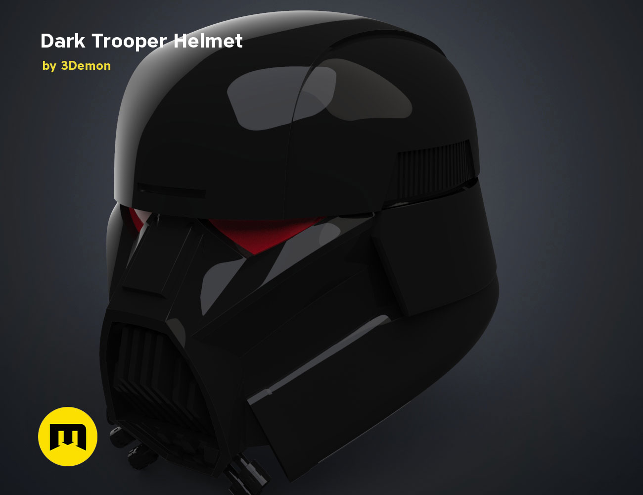 🪖 Dark Trooper Helmet・ 3D File for ・Cults
