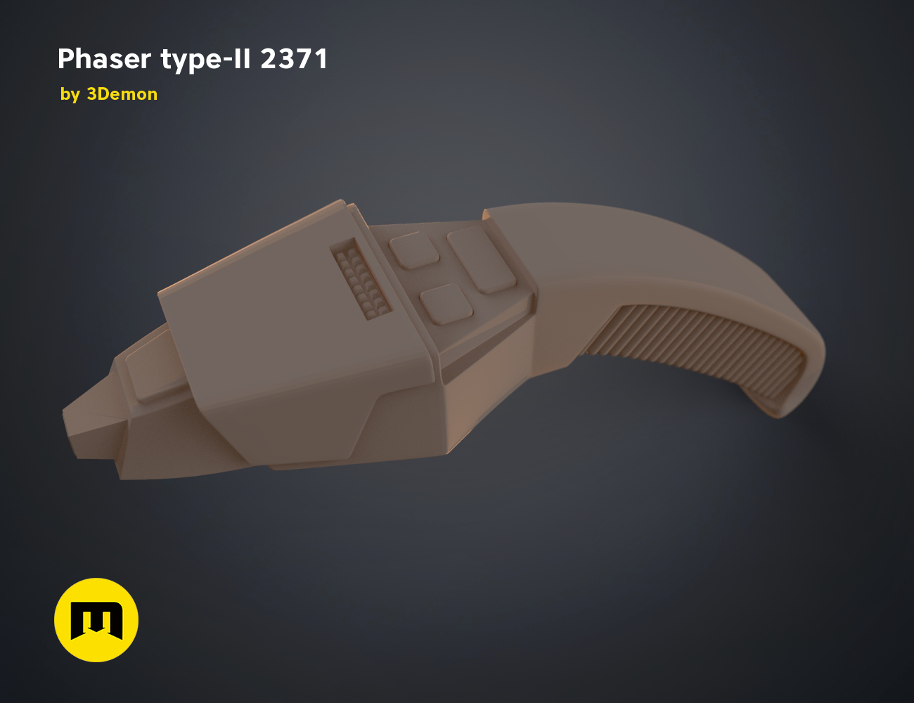 🔫 Phaser type-II 2371・ 3D File for ・Cults