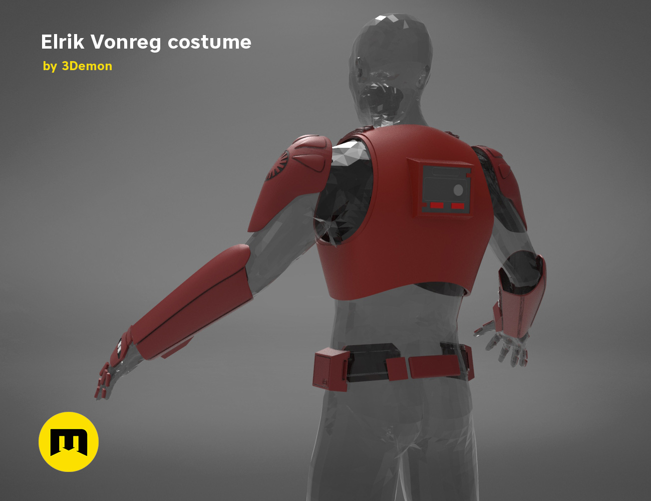 OBJ file Erik Vonreg armor ⭐ ・3D printing idea to download・Cults