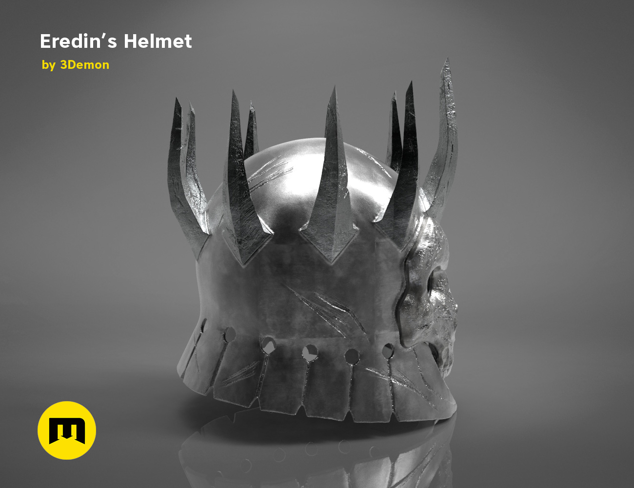 🪖 Eredin’s helmet - The Witcher Wild Hunt・ 3D File for ・Cults