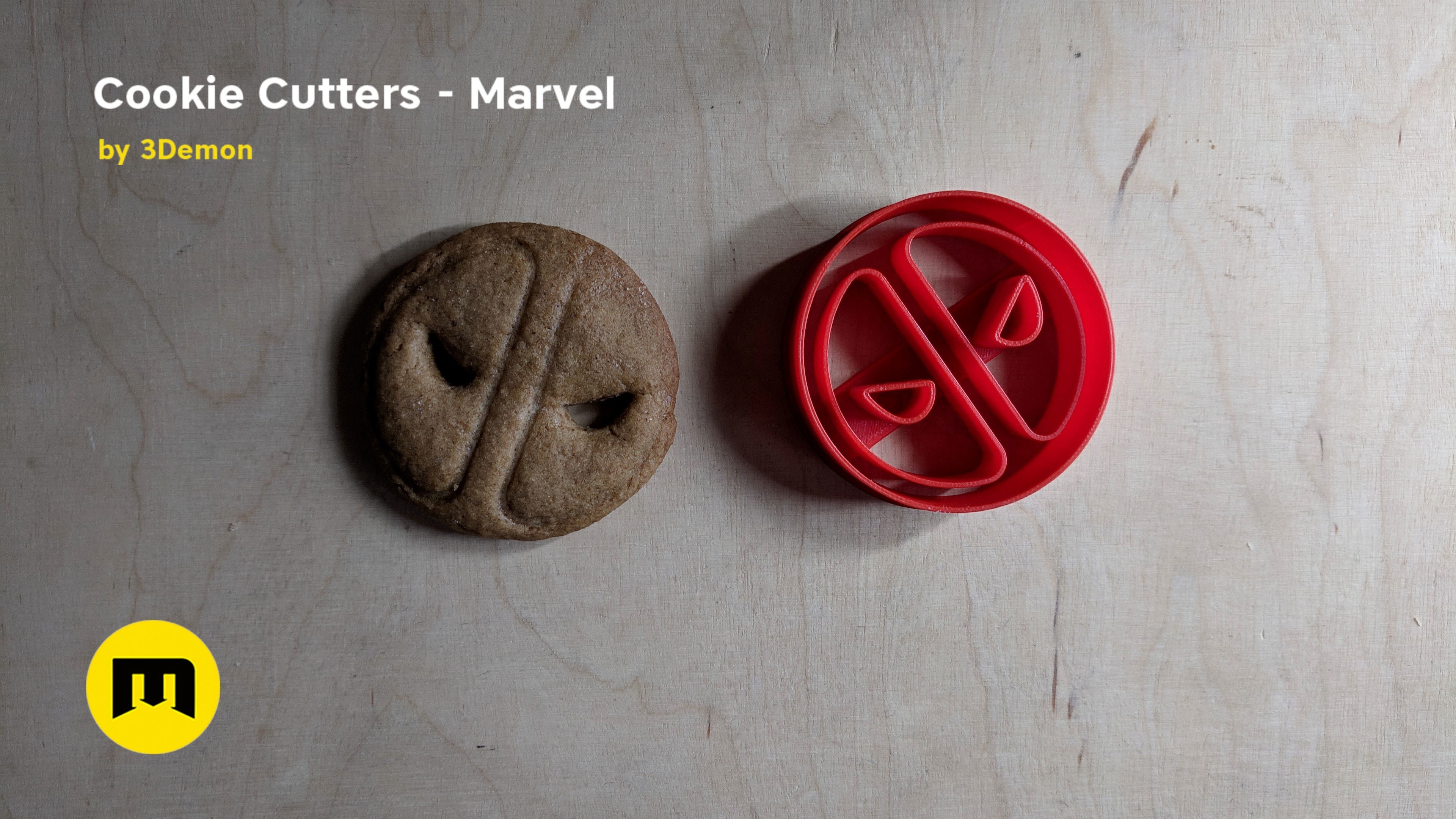 🍪 Marvel Cookie Cutters set・ 3D File for ・Cults