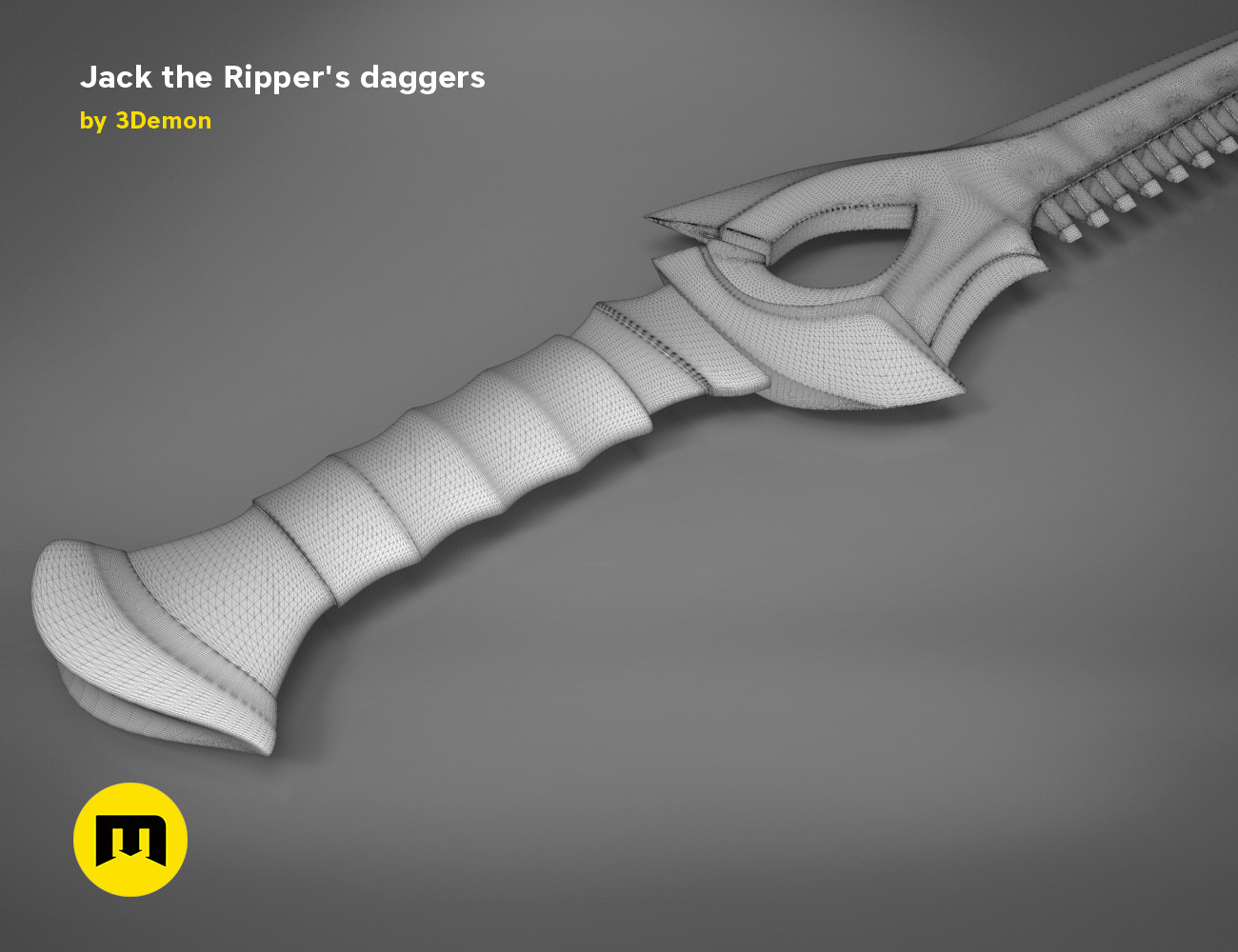 🗡️ JACK THE RIPPER DAGGERS・ 3D File for ・Cults