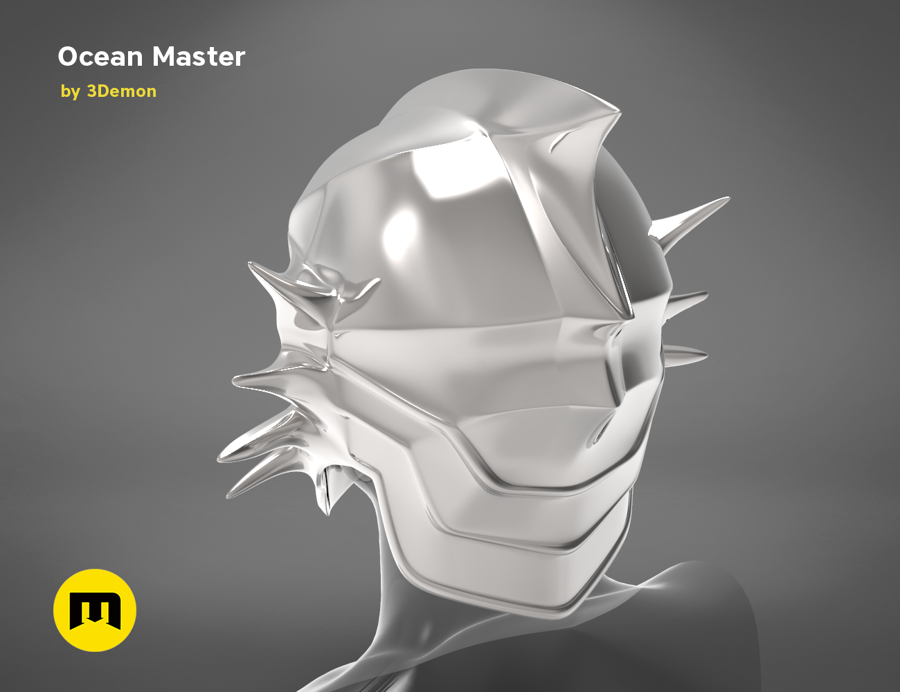 🌊 Ocean Master Helmet – Aquaman (King Orm)・ 3D File for ・Cults