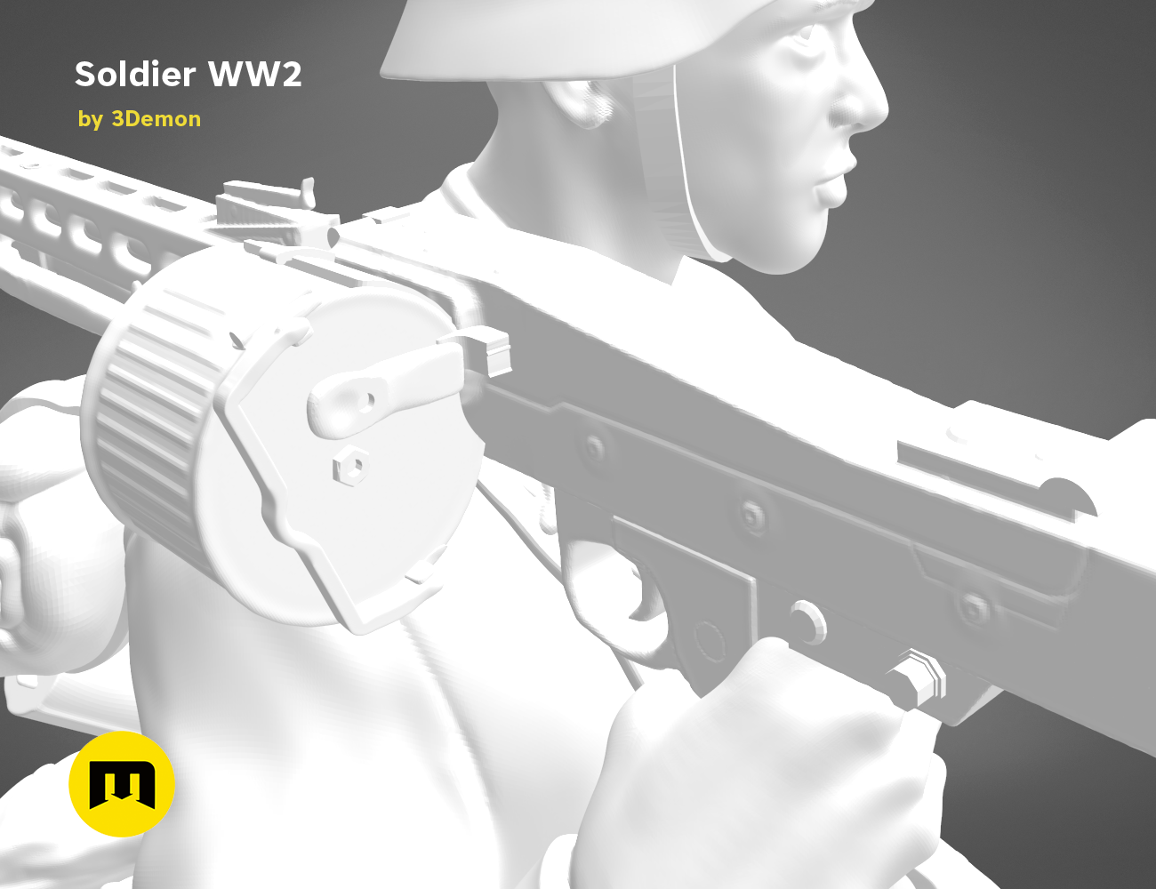 STL file Soldier of World War 2 – FIGURE 3D MODEL 🫡 ・3D printing design ...