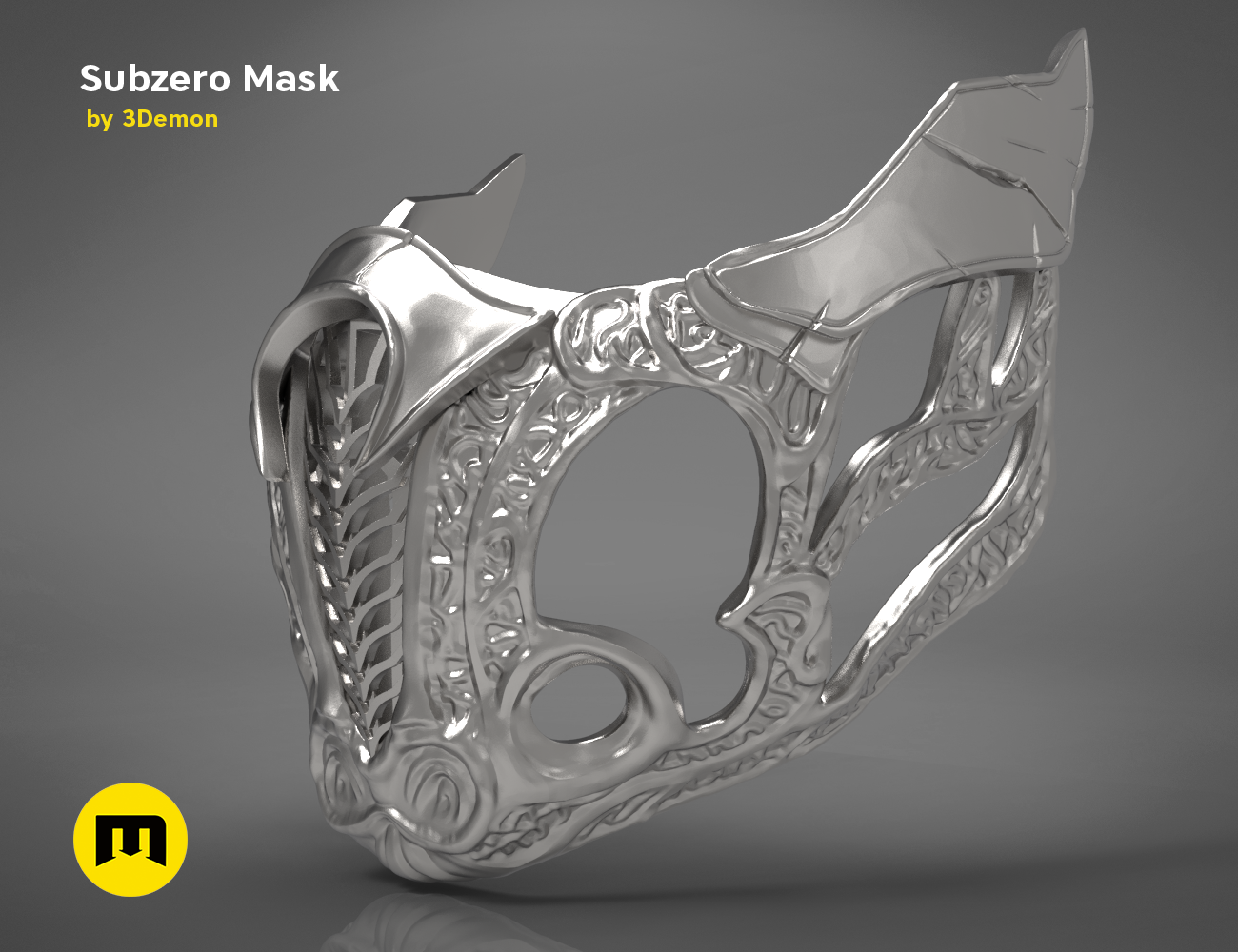🕹 Sub-Zero's Mask・Archivo 3D para ・Cults