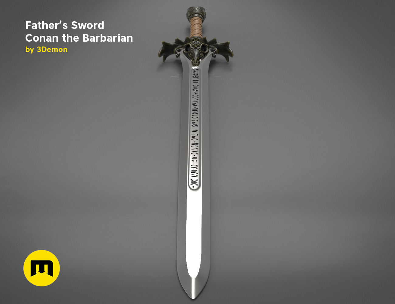 🗡️ Father’s Sword - Conan the Barbarian・ 3D File for 3D printing・Cults