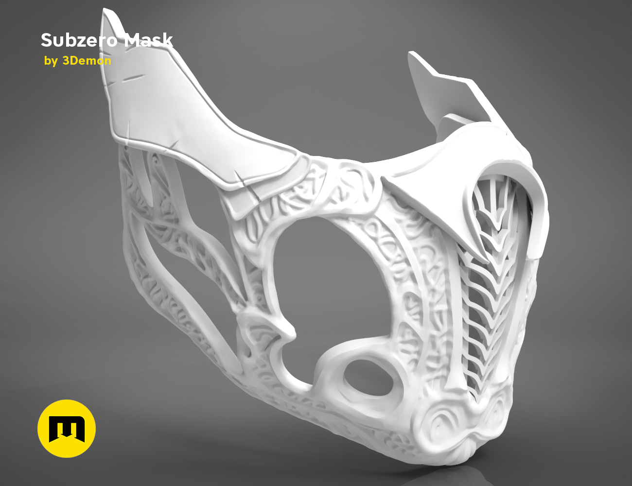 🕹 Sub-Zero's Mask・Archivo 3D para ・Cults