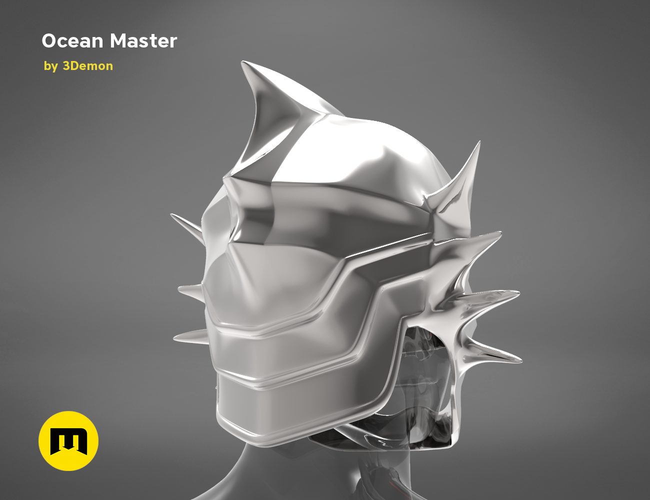 🌊 Ocean Master Helmet – Aquaman (King Orm)・ 3D File for ・Cults