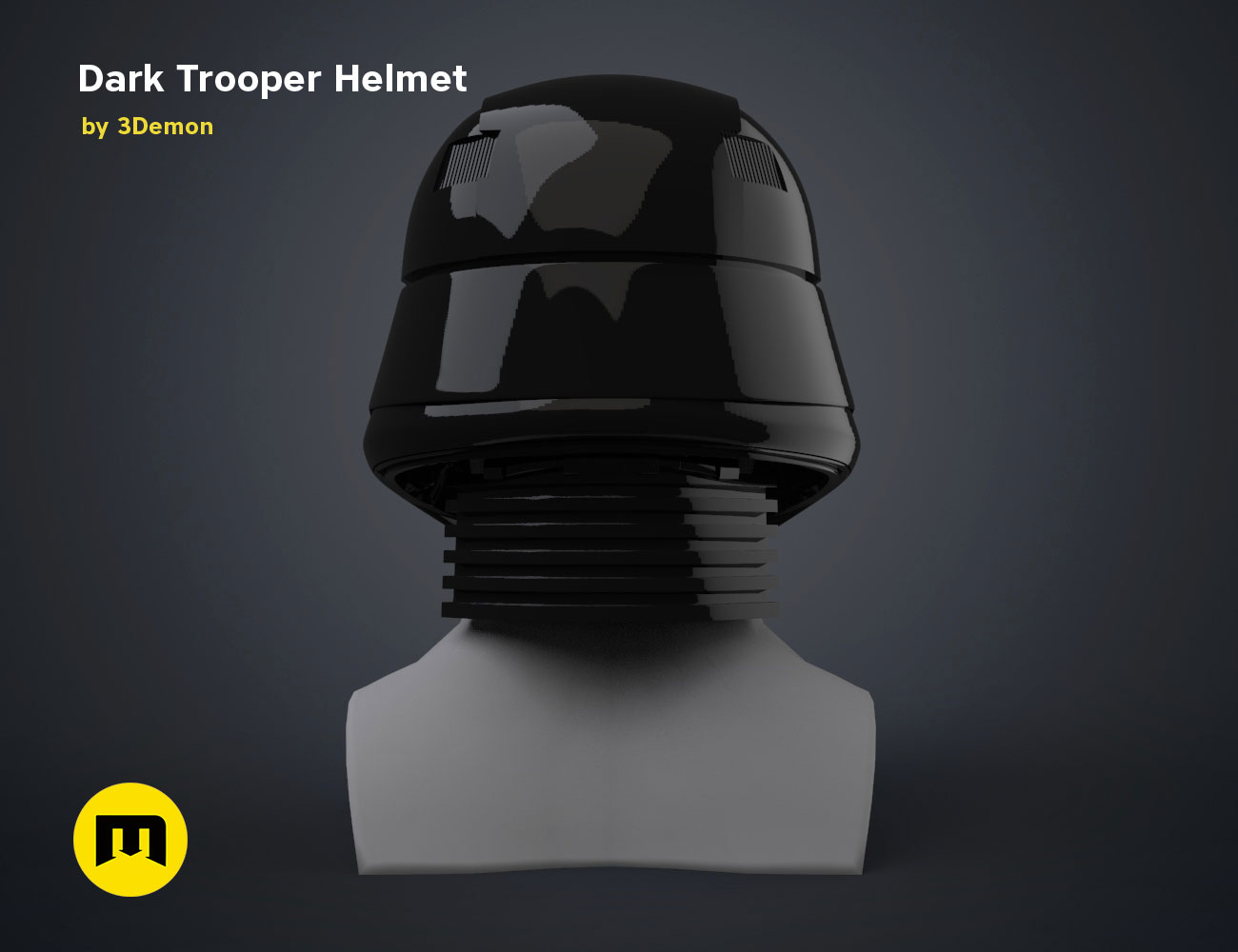🪖 Dark Trooper Helmet・ 3D File for ・Cults