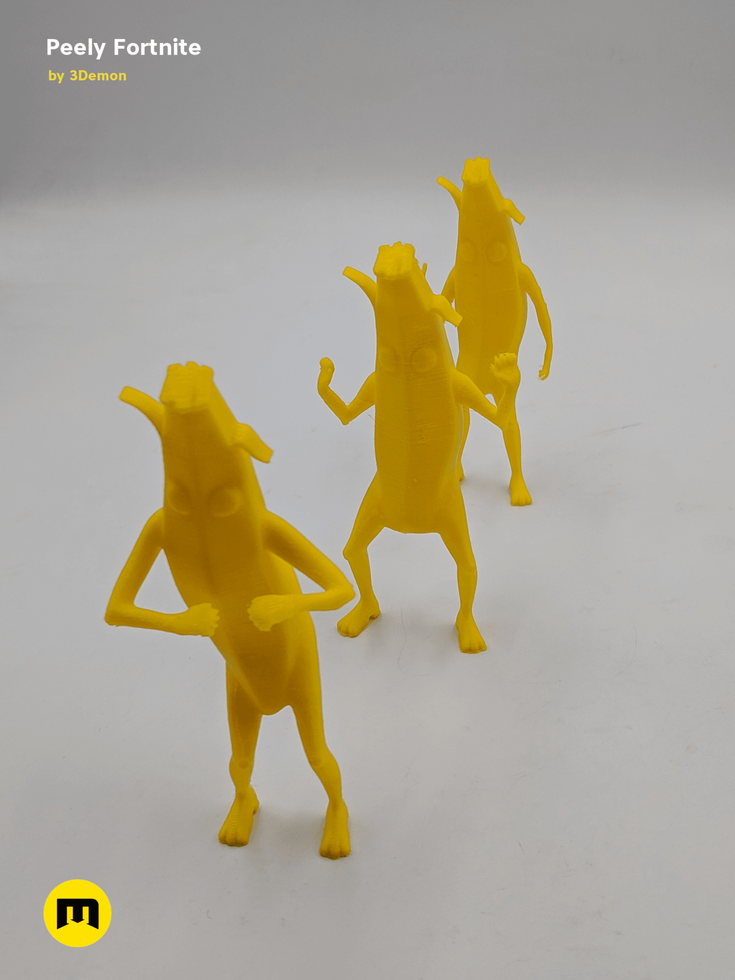 STL file Peely Fortnite Banana Figures 🍌 (OBJ)・Model to download and 3D ...