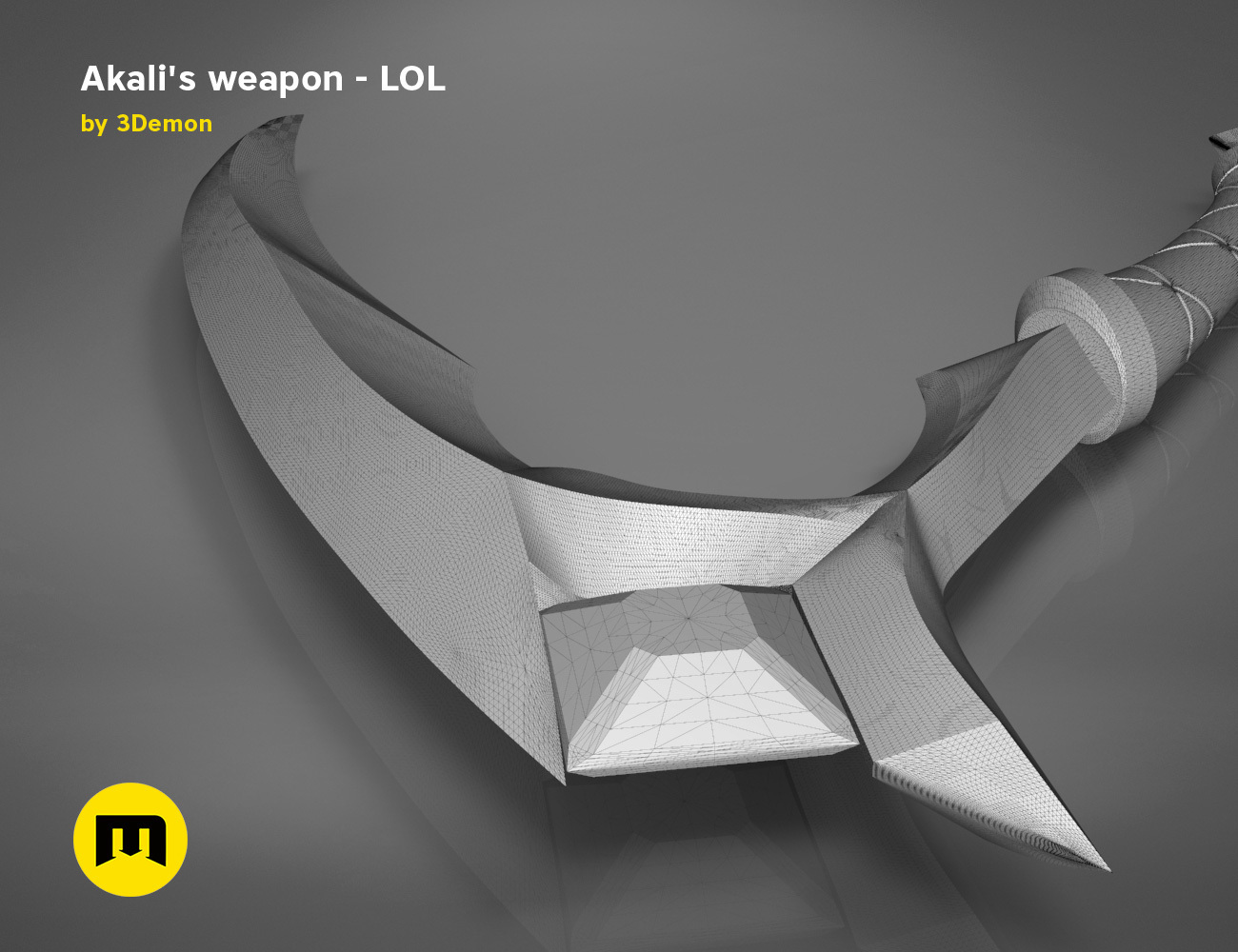 STL file KDA Akali’s Weapons – League of Legends 🔫 ・Model to download ...
