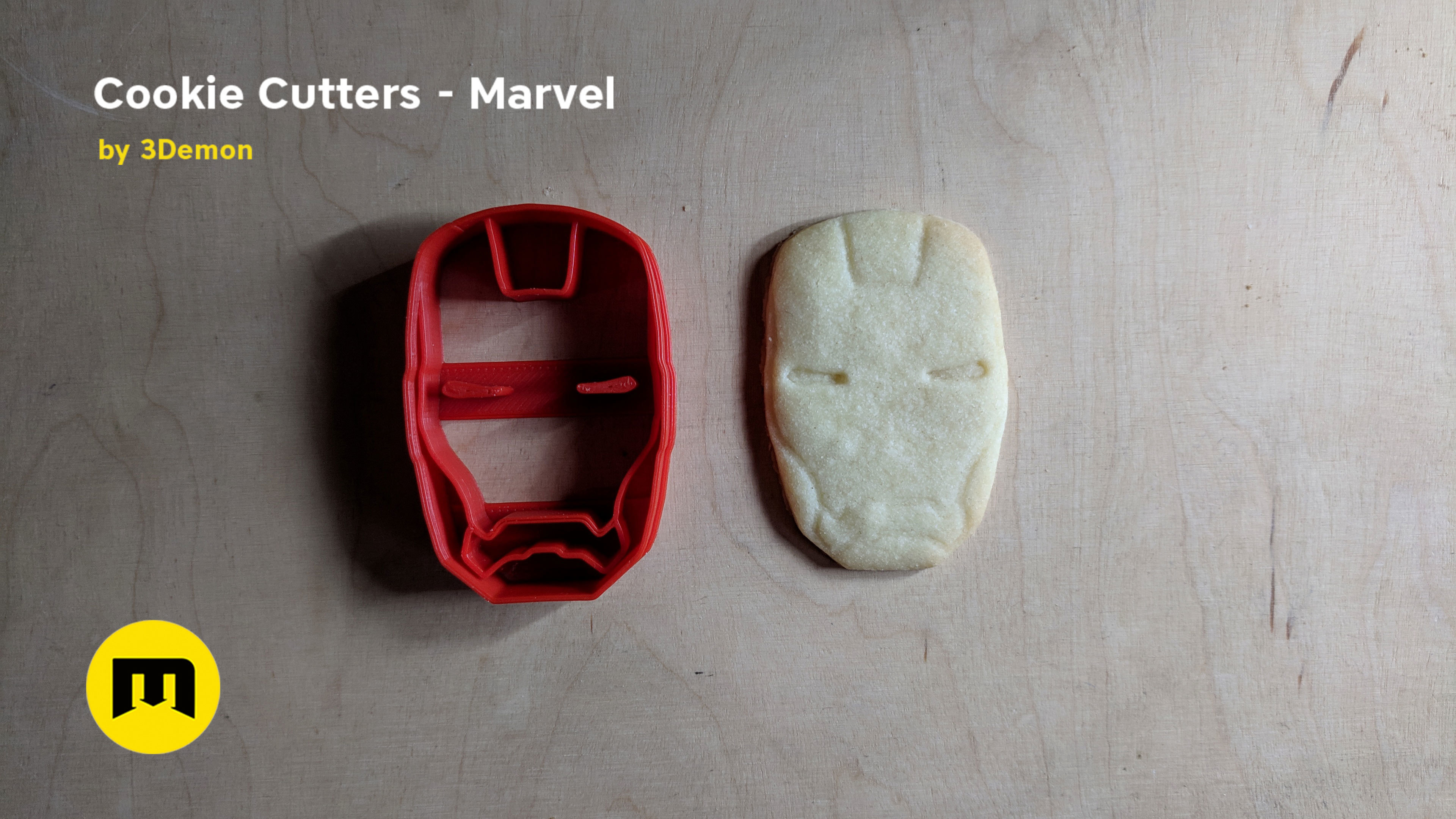 🍪 Marvel Cookie Cutters set・ 3D File for ・Cults