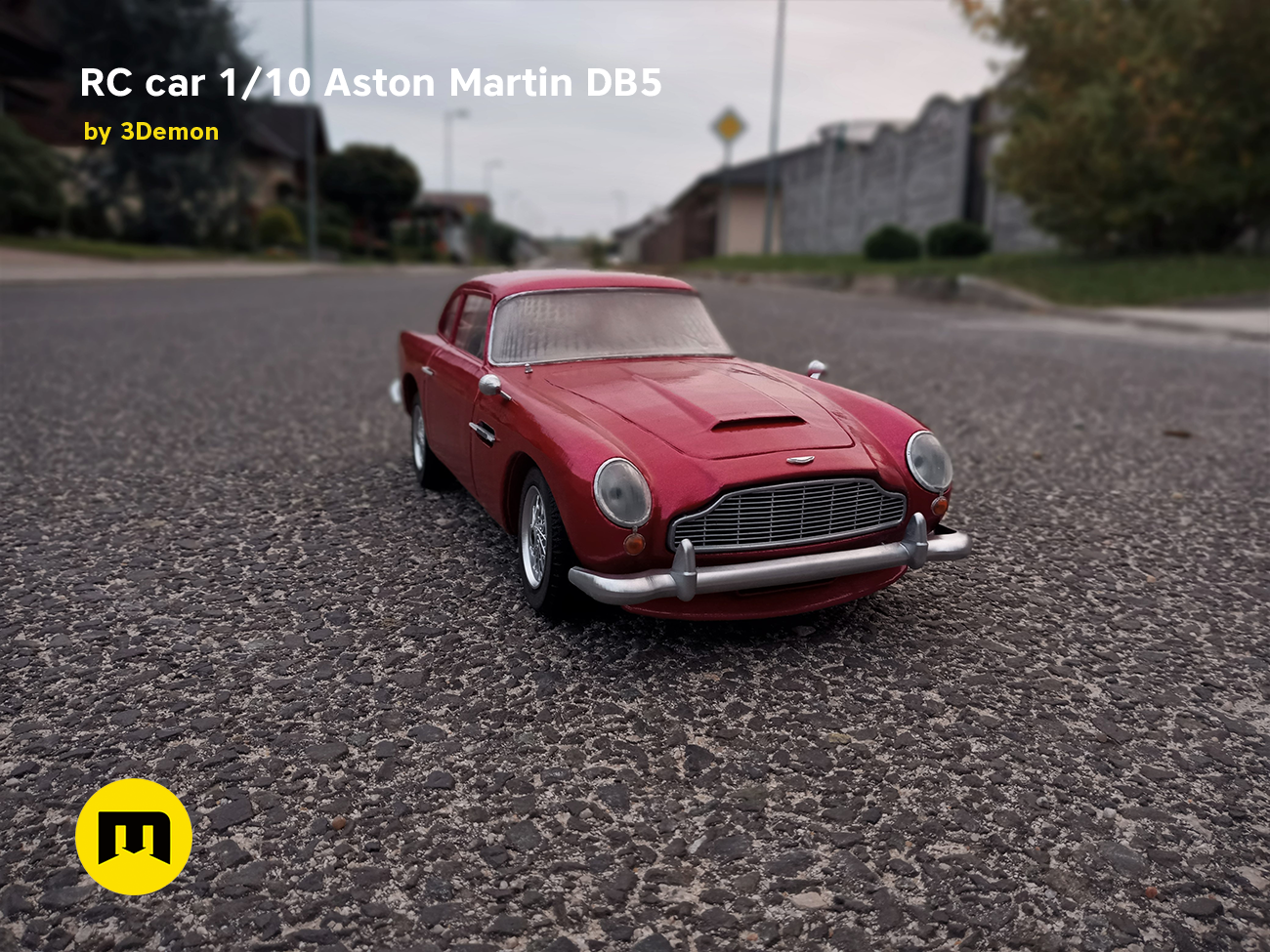 arquivo 3D Modelo RC Aston Martin DB5 🚗 ・design para impressora 3D para download・Cults