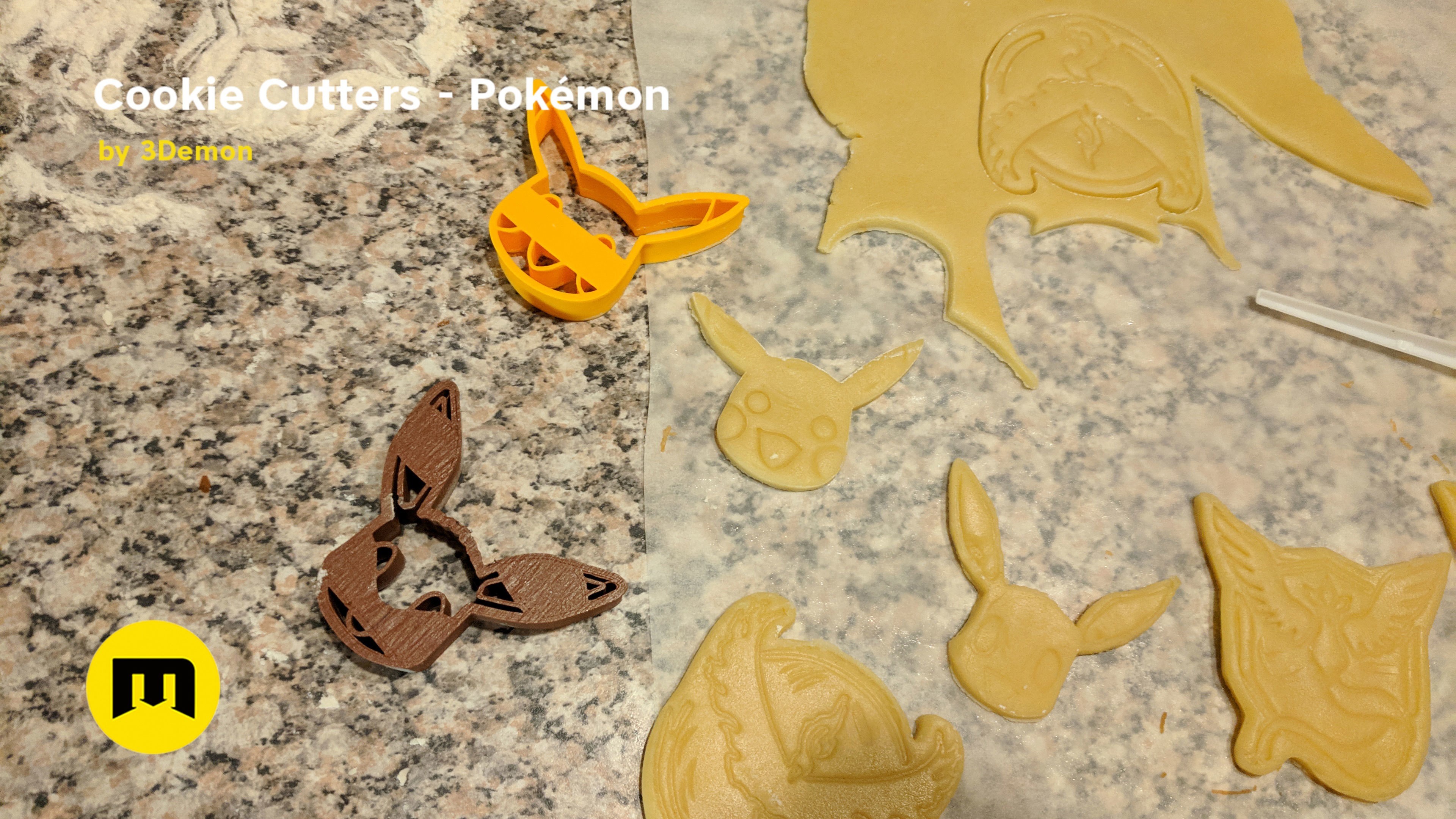 🐉 Pokemon Cookie Cutters・ 3D File for 3D printing・Cults