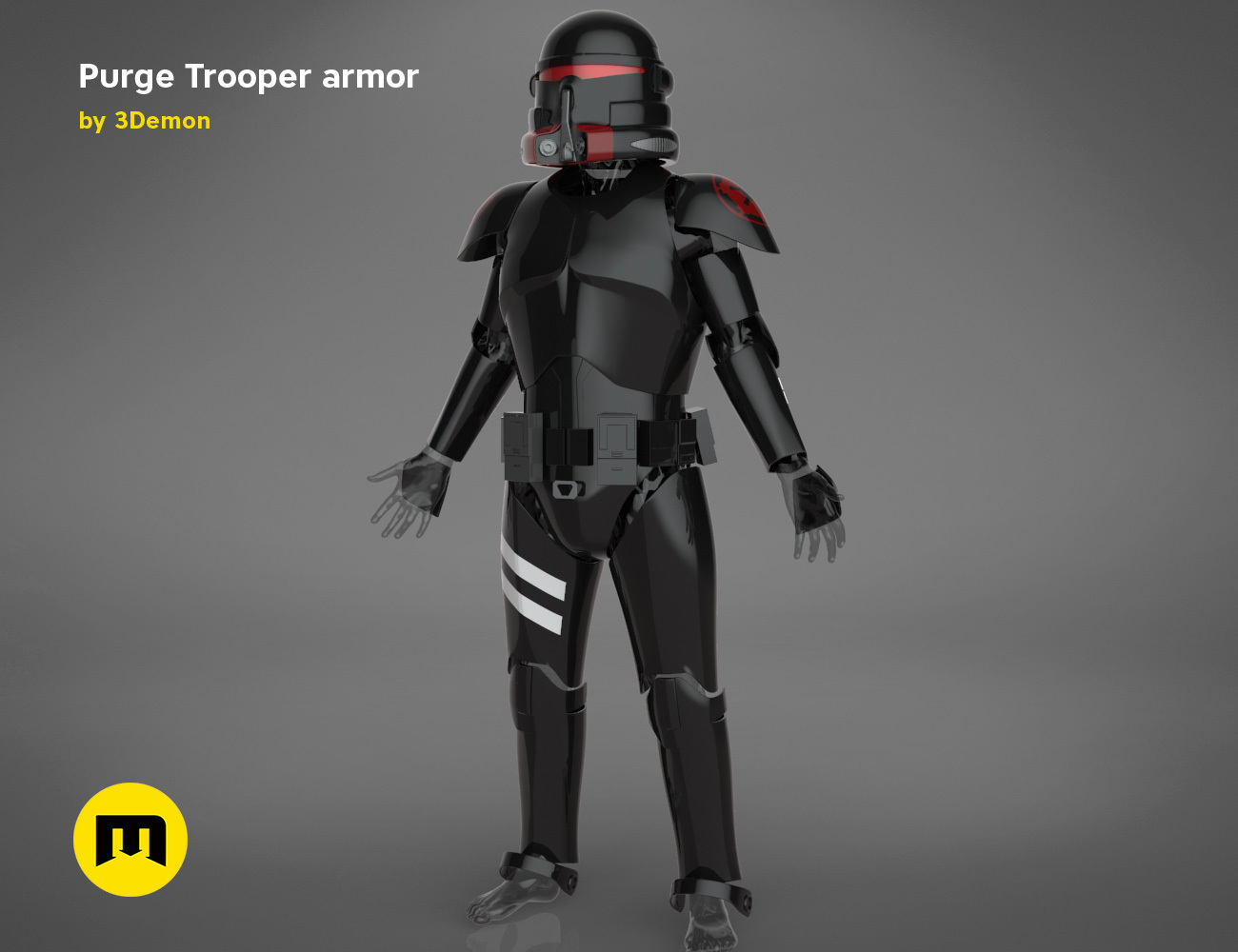 🪖 Purge Trooper armor・ 3D File for ・Cults
