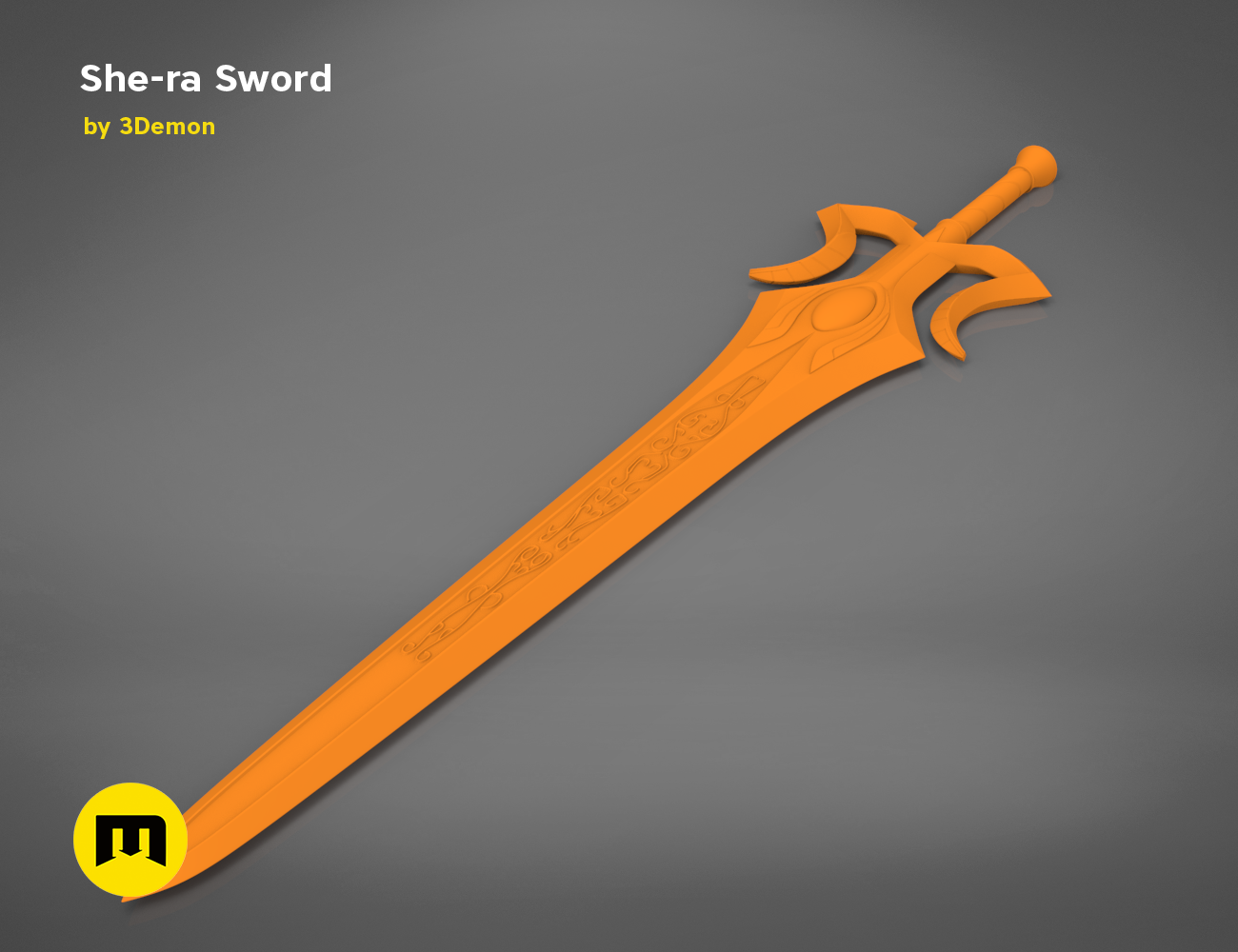 🗡️ She-Ra Sword of Protection・ 3D File for ・Cults
