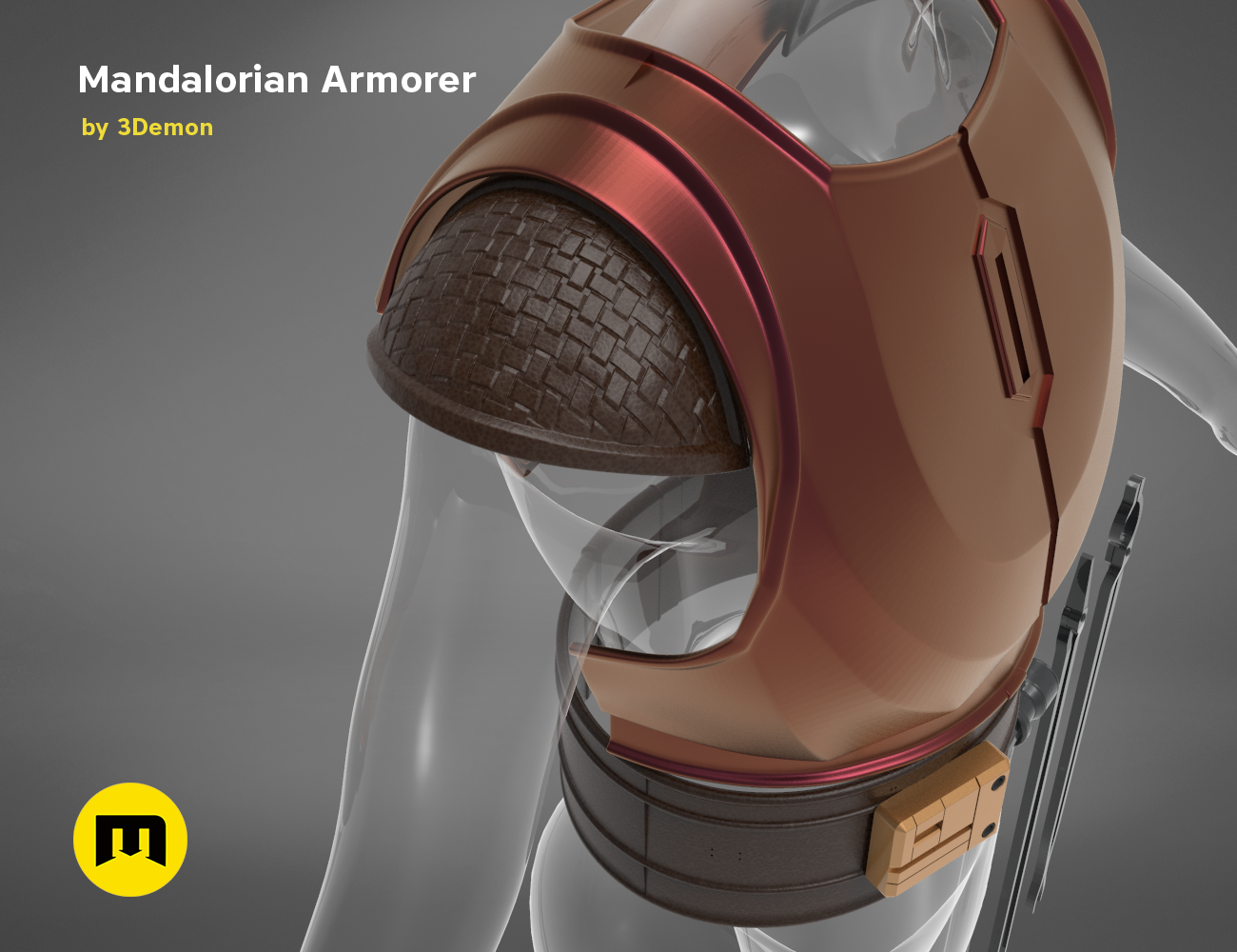 Mandalorian Armorer – Armor and tools・ 3D File for ・Cults