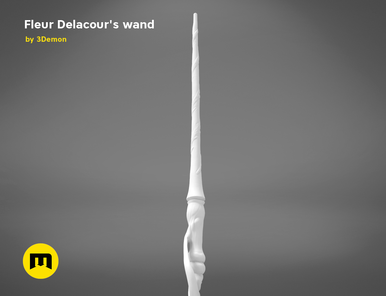 3D file Fleur Isabelle Delacour’s Wand 🪄 ・3D printing design to ...
