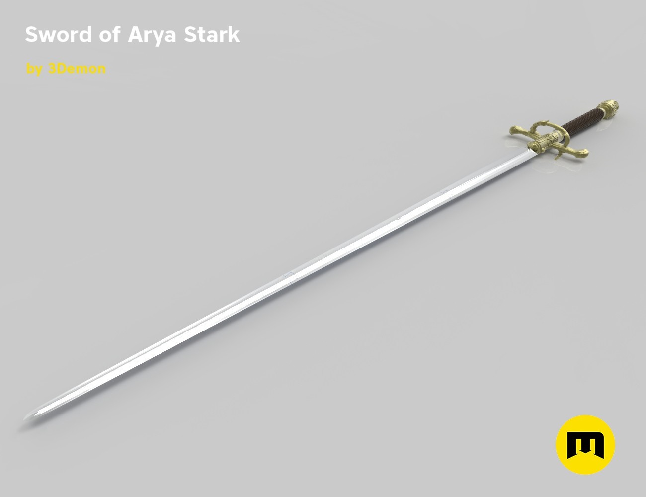 OBJ file Needle Arya sword 🪡 ・3D printing idea to download・Cults