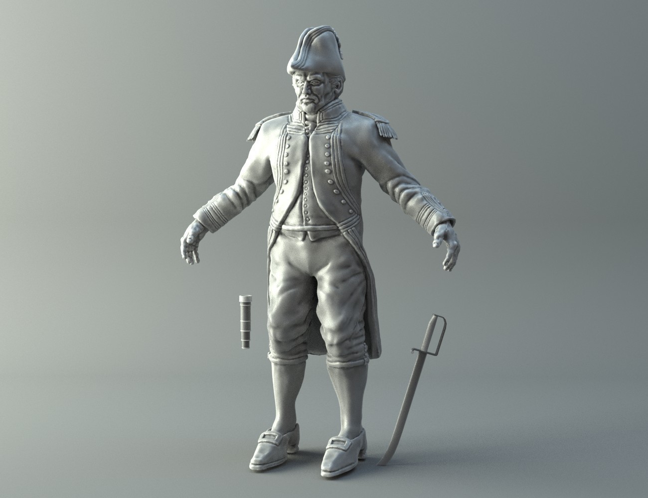 3D file Naval Captain 3D print model 🛥️ ・Model to download and 3D print ...