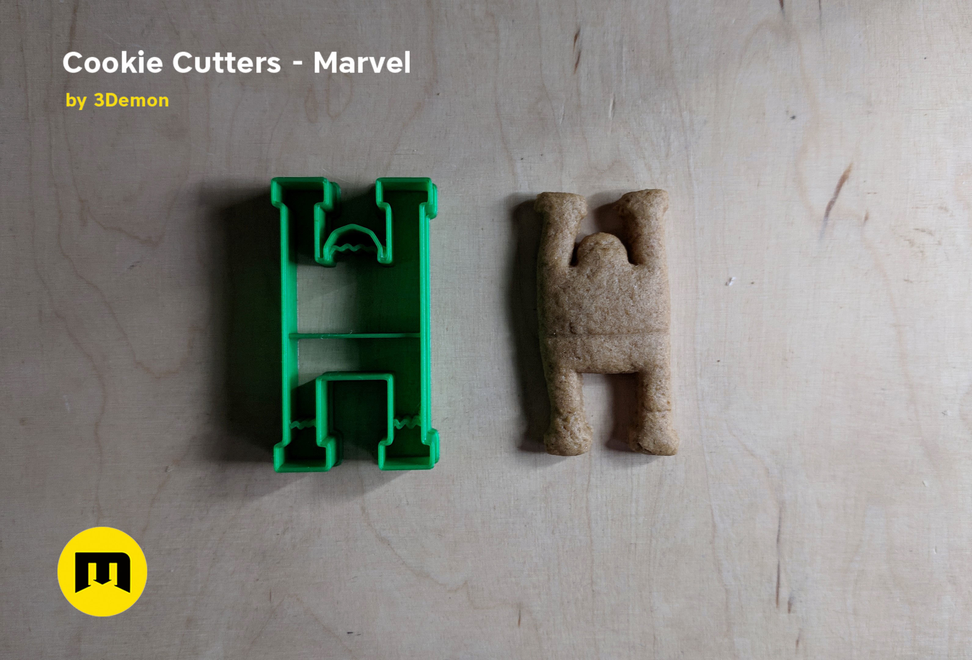 3D file Marvel Cookie Cutters set 🍪 ・3D printer model to download・Cults