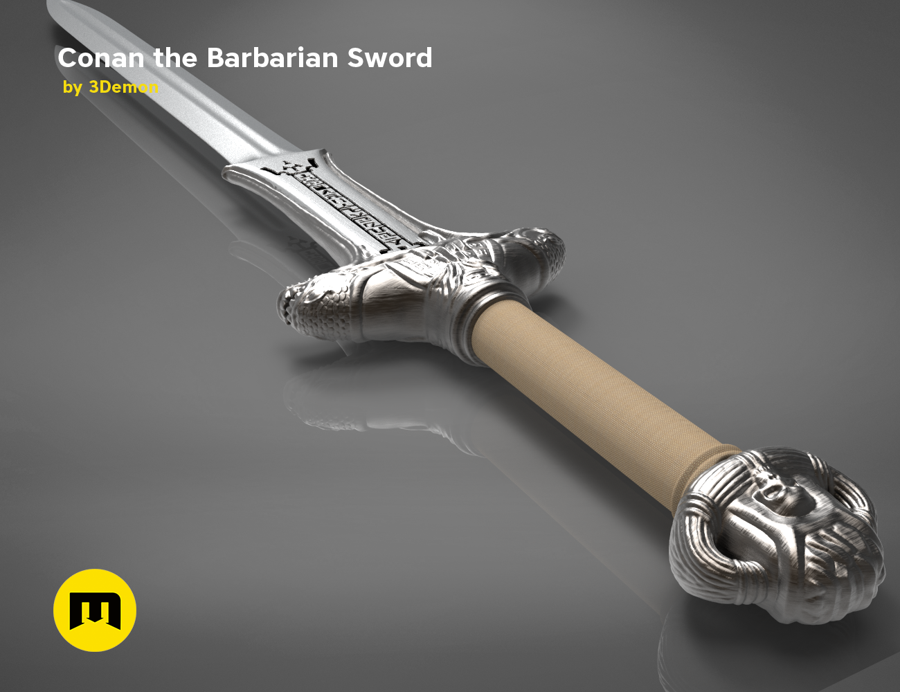 🗡️ Conan the Barbarian Sword・ 3D File for ・Cults